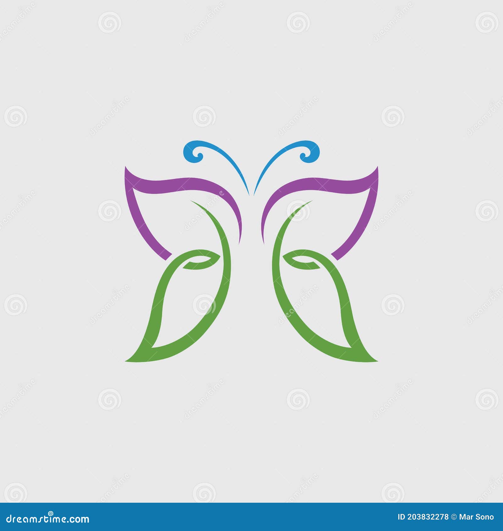 Butterfly Logo Vector Design Icon and Symbol Stock Vector ...