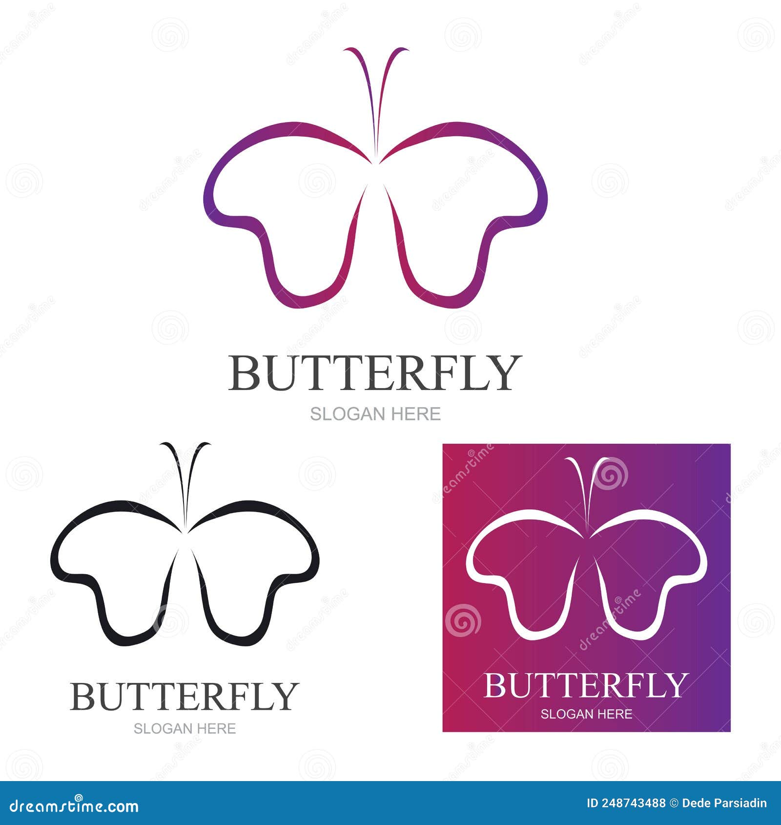 Beauty Butterfly Icon Design Stock Vector Illustration Of Insect