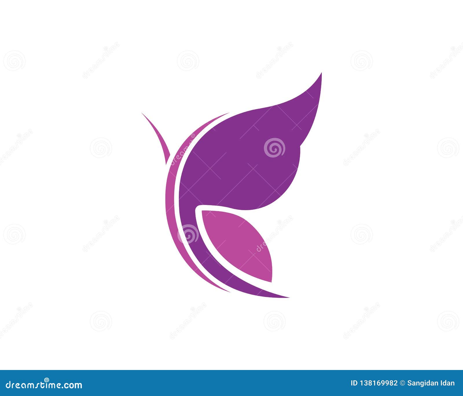 Butterfly Logo Vector Template Design Stock Vector - Illustration of ...