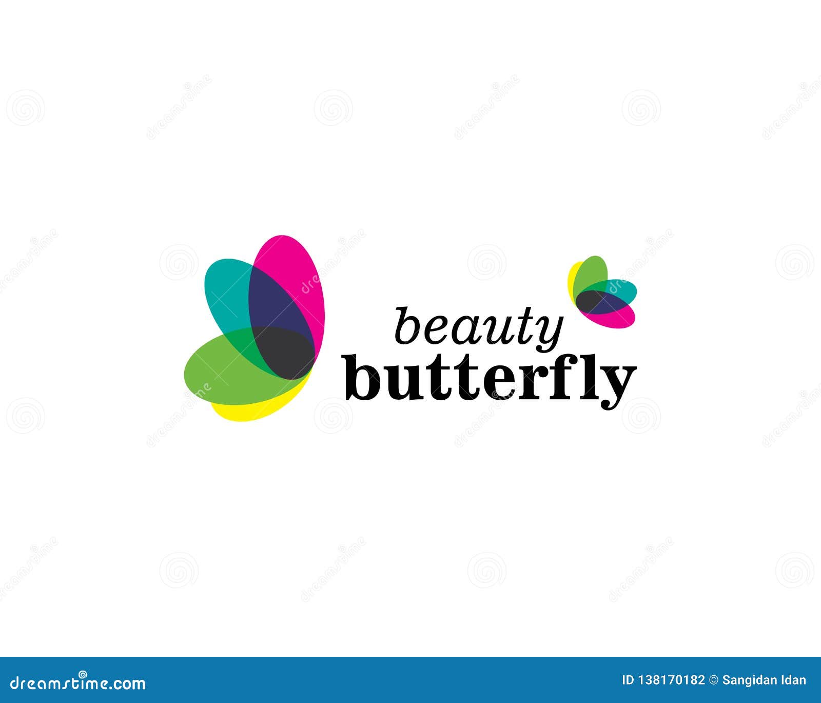 Butterfly Logo Vector Template Design Stock Vector - Illustration of ...