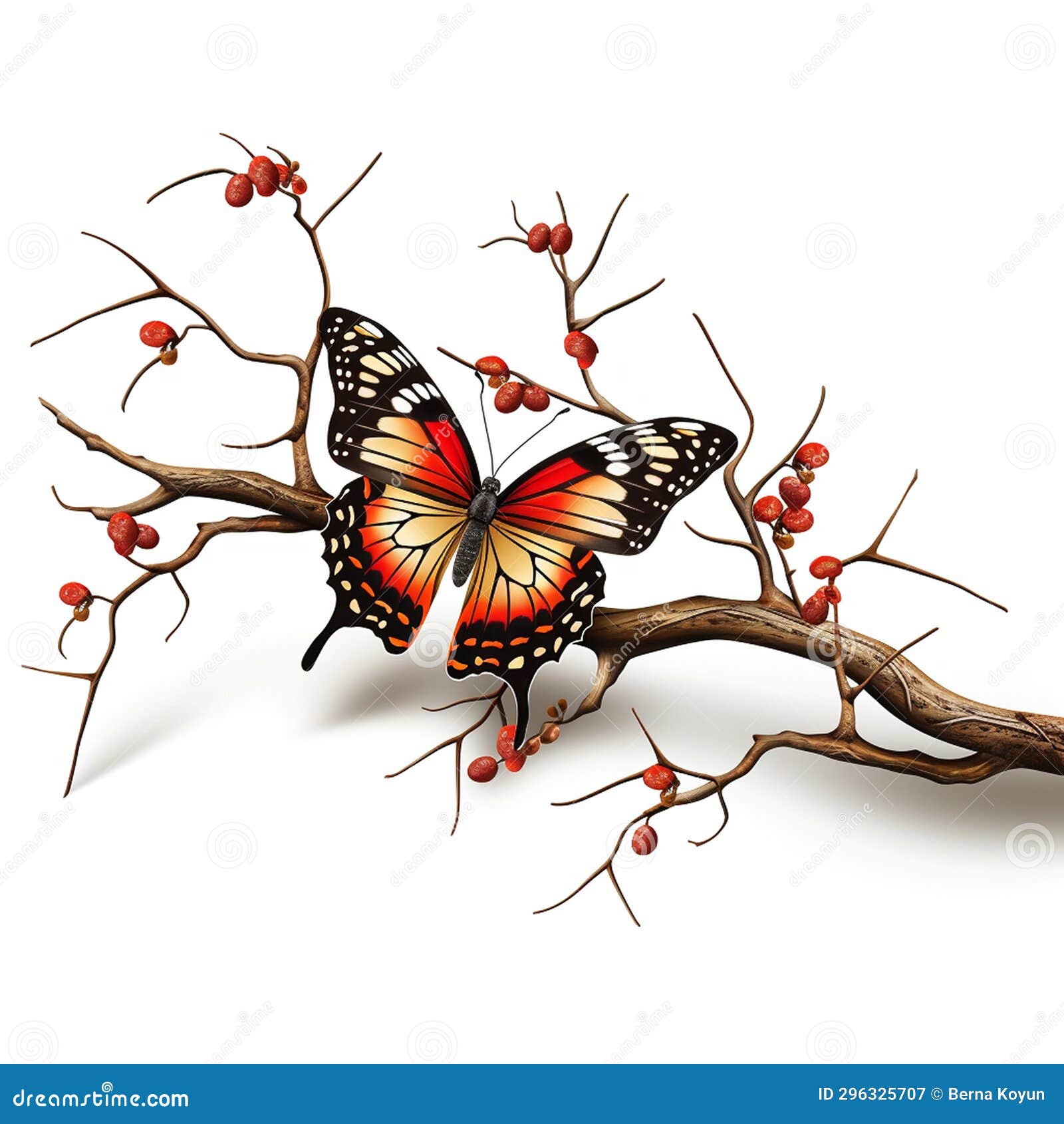 Butterfly love stock illustration. Illustration of wallpaper - 296325707