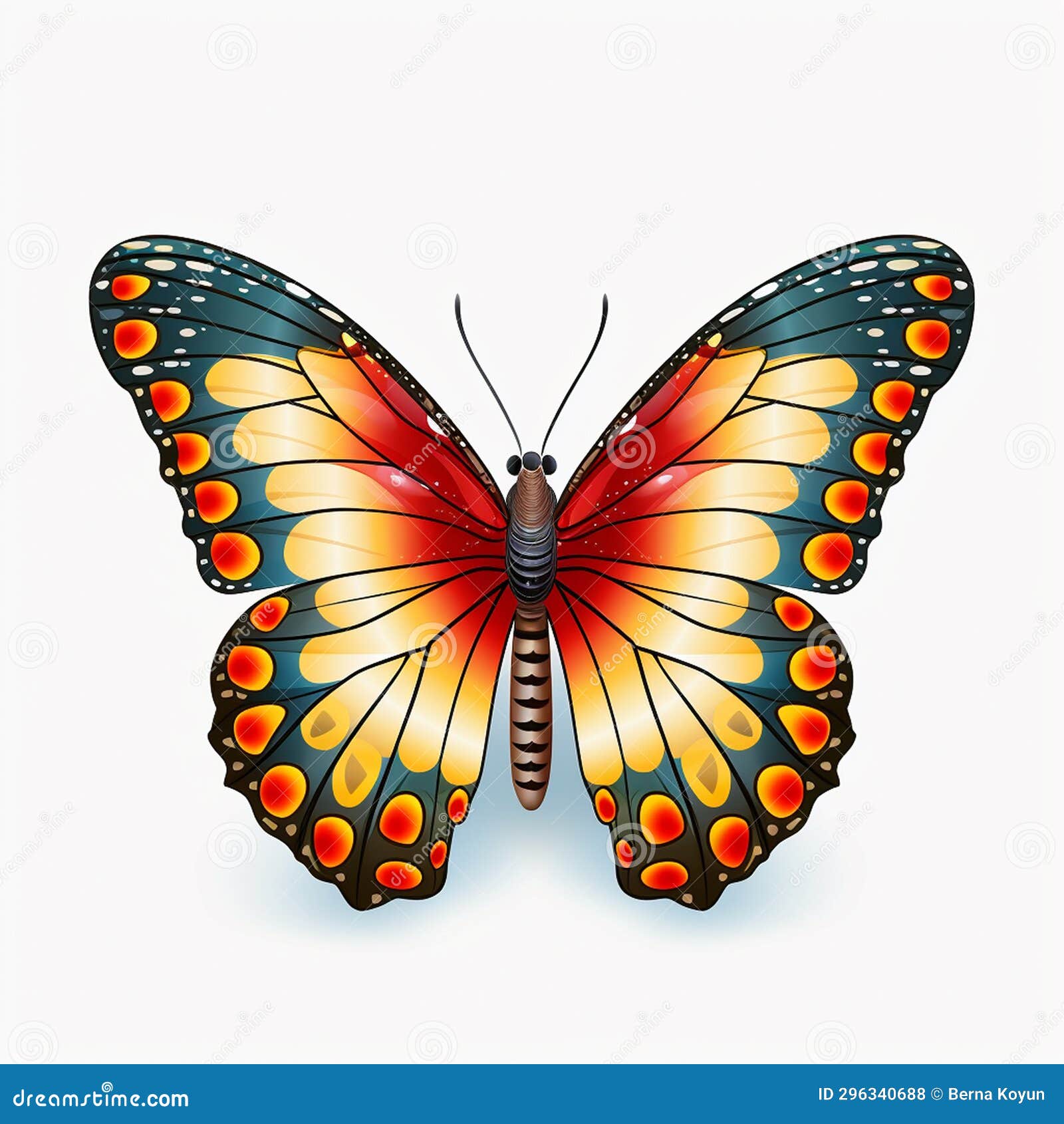Butterfly myth stock illustration. Illustration of migratory - 296340688