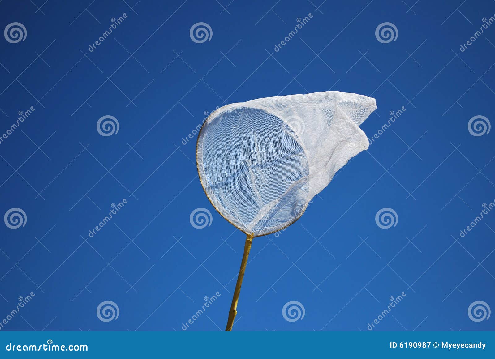 Butterfly Net Against Blue Sky Stock Image - Image of background ...