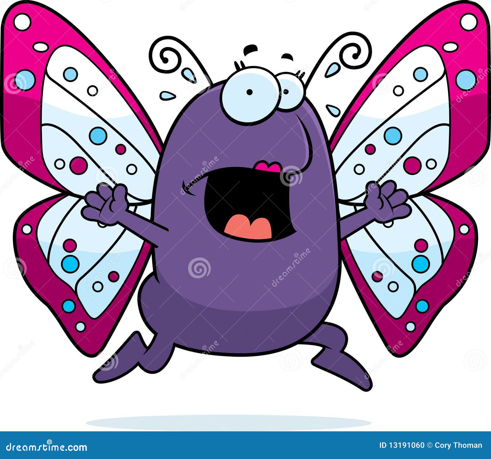 Butterfly Panic stock vector. Illustration of butterfly - 13191060