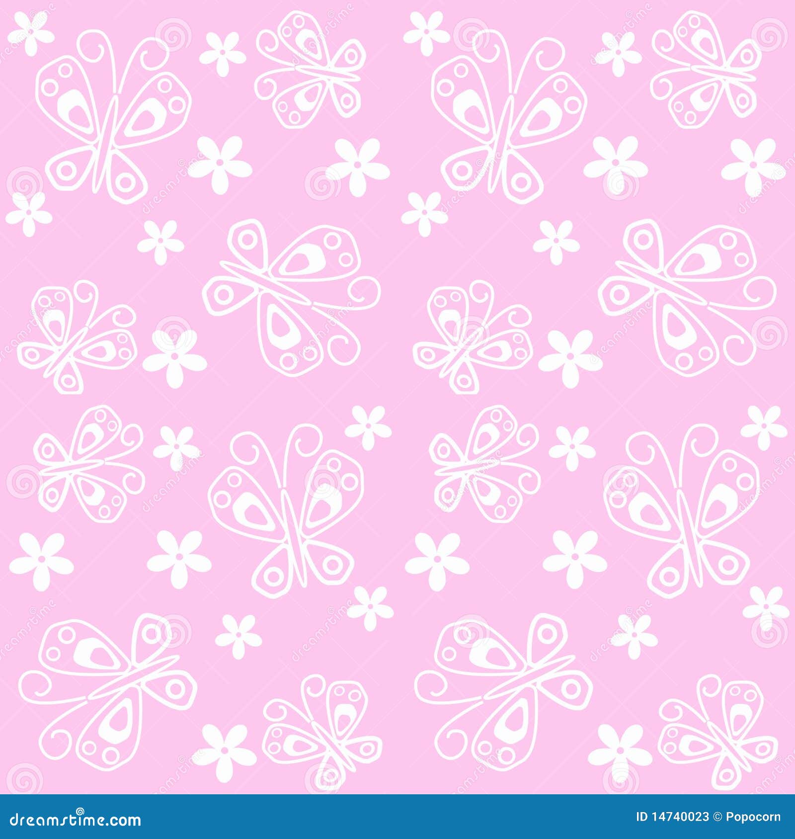 Butterfly Pattern Illustration For Design Layouts Royalty-Free Cartoon ...