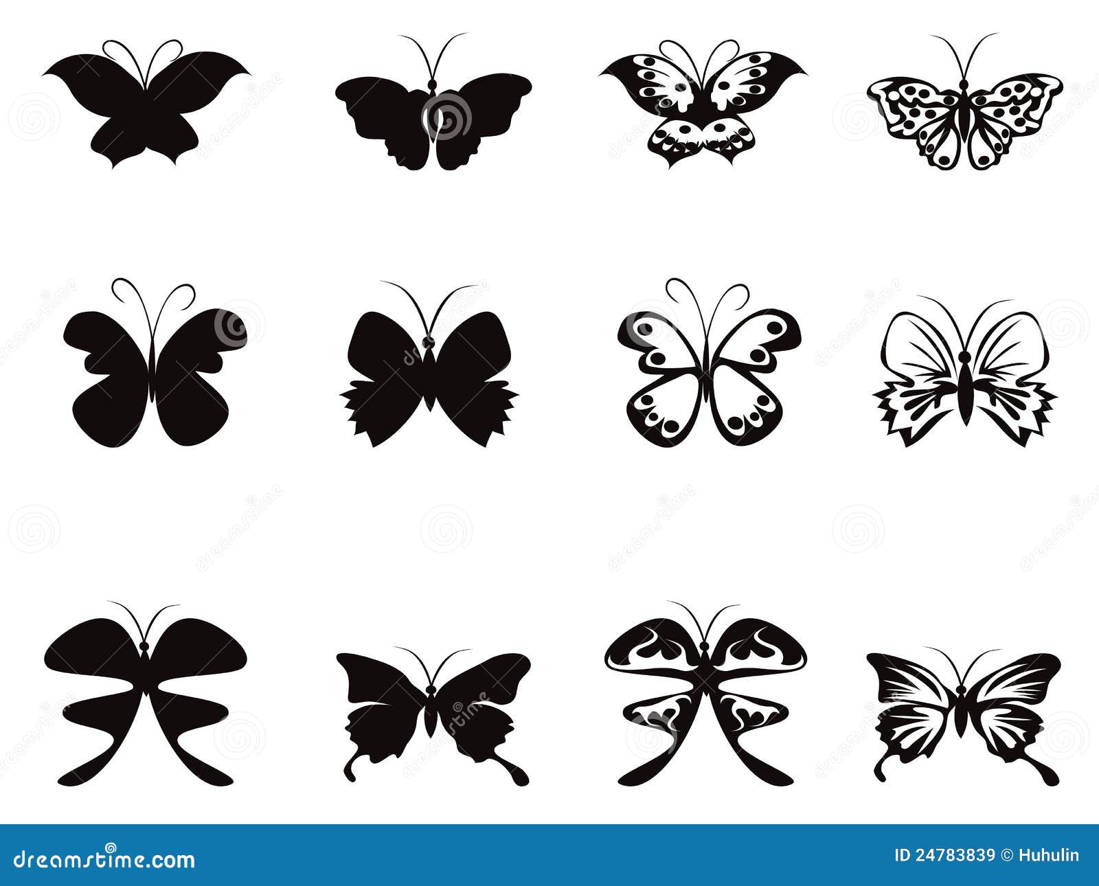 Butterfly Vector Cartoons Design Vector | CartoonDealer.com #145574322