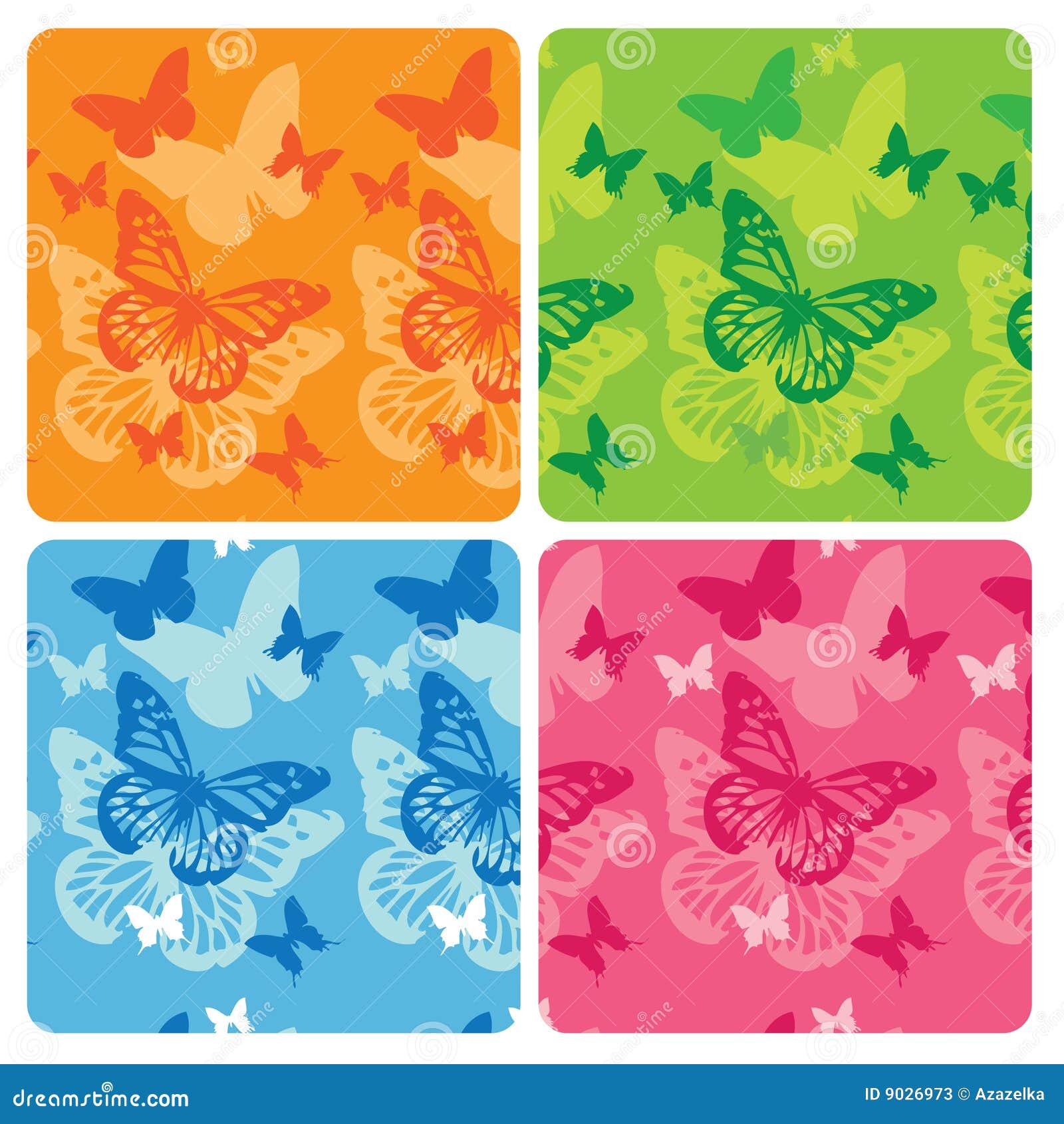 Butterfly patterns stock vector. Illustration of texture - 9026973