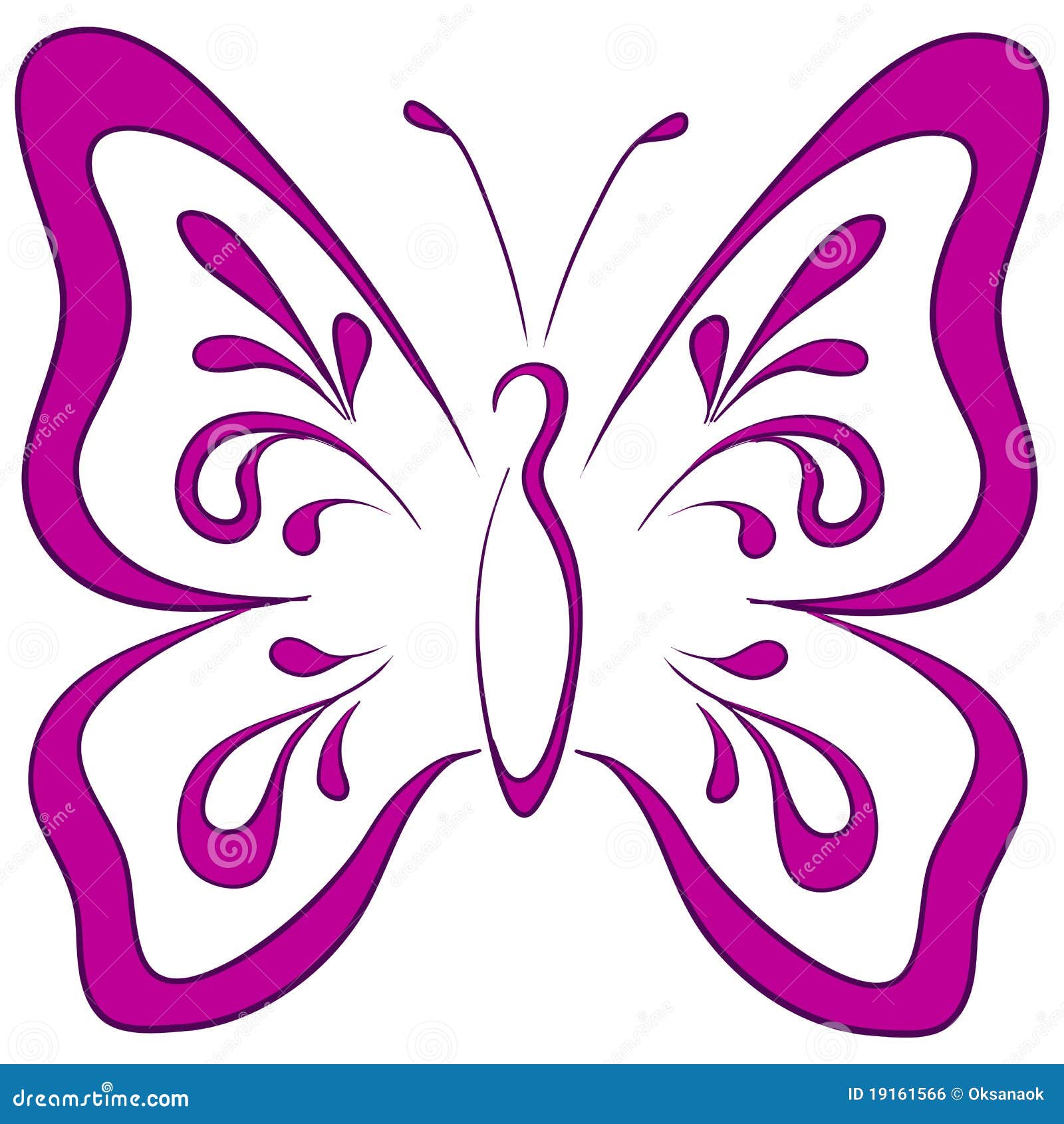 Butterfly, pictogram stock vector. Illustration of animal - 19161566