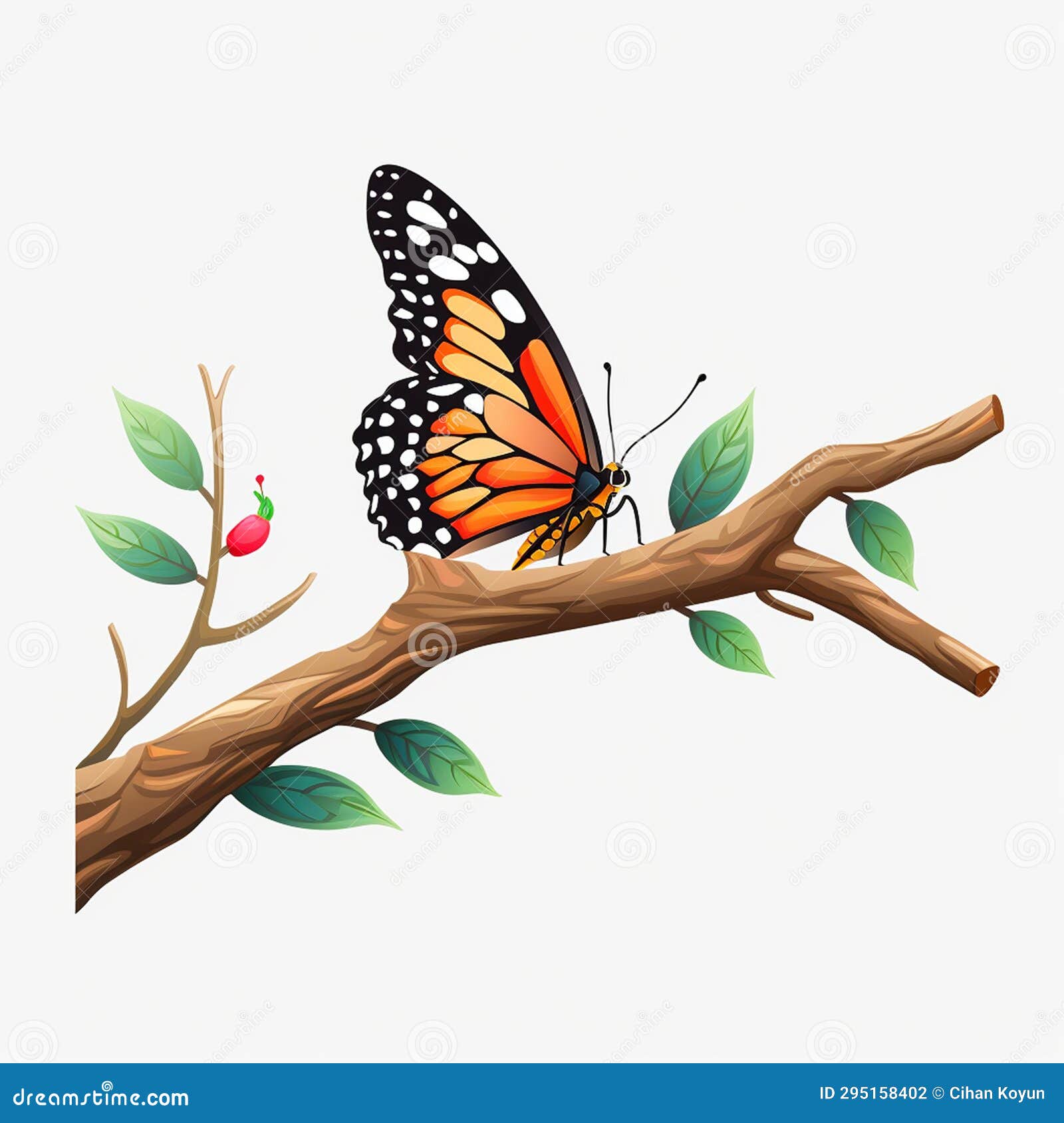 Butterfly science project stock illustration. Illustration of exotic ...