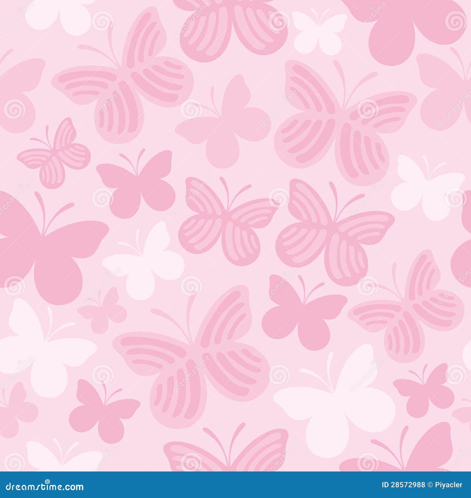 Butterfly Pattern Illustration For Design Layouts Royalty-Free Cartoon ...