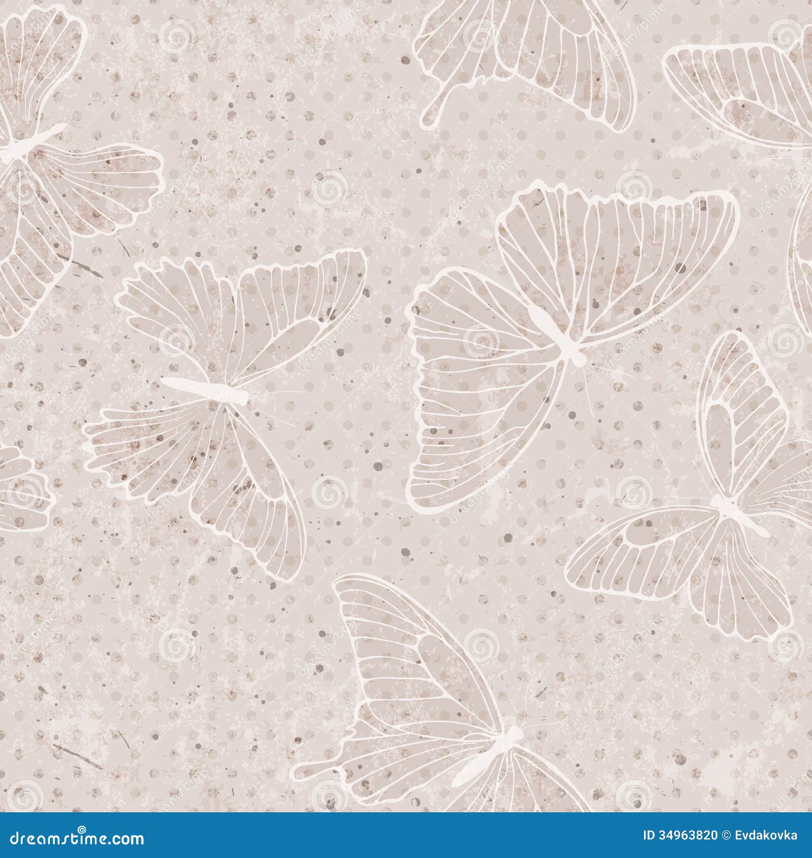 Butterfly Seamless Pattern Picture. Image: 34963820