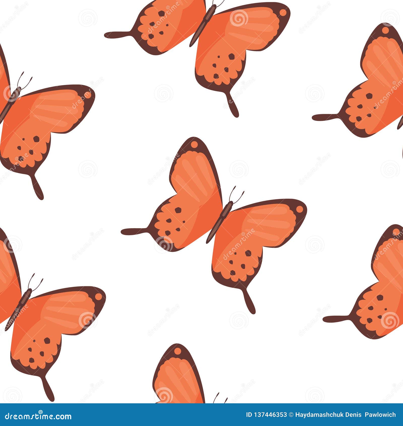 Flowy Butterfly Clip Art