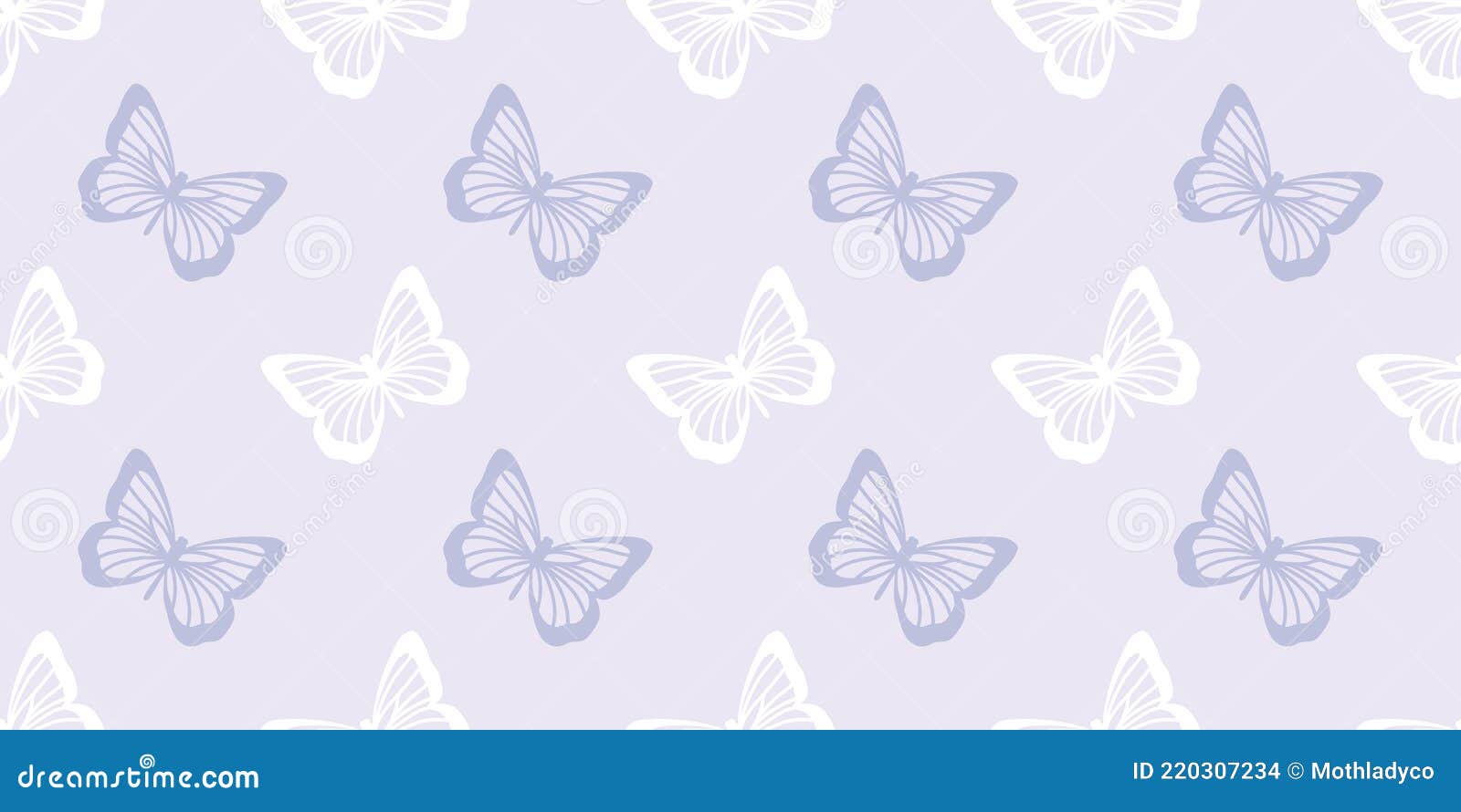 Butterfly Seamless Repeat Pattern Design, Purple Stock Vector ...