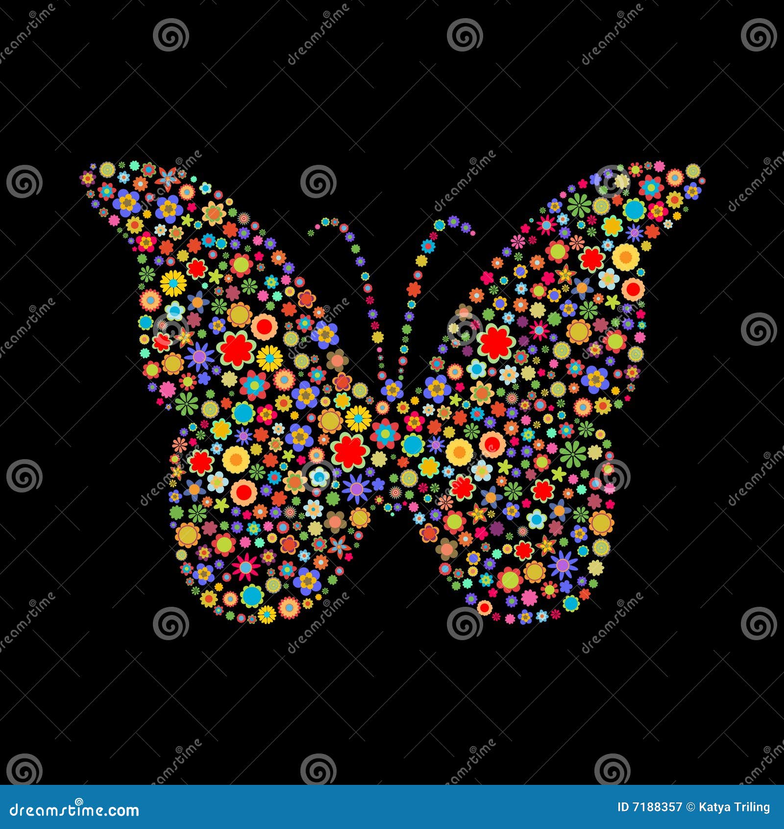 Butterfly Shape Texture Background Stock Photography | CartoonDealer ...