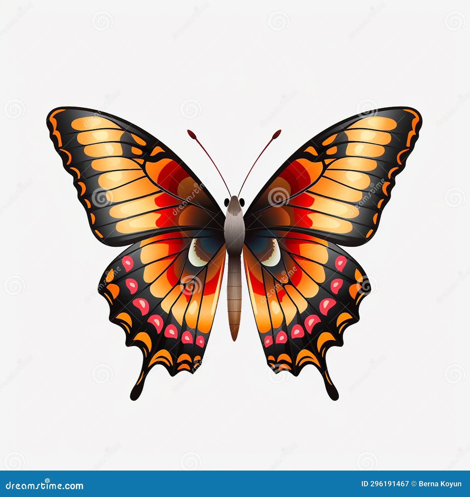 Butterfly soul stock illustration. Illustration of movement - 296191467