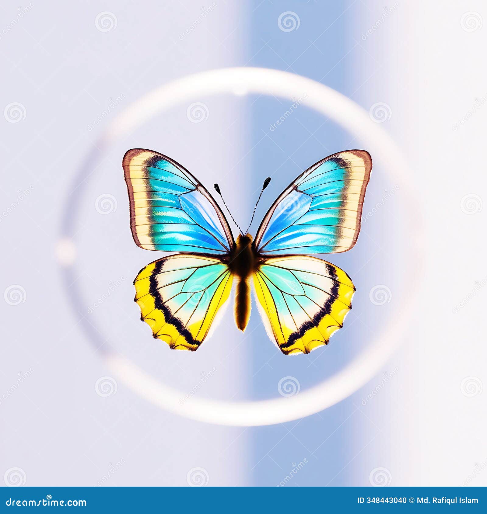 Butterfly Spread Wings and Sitting Illustration Stock Illustration ...