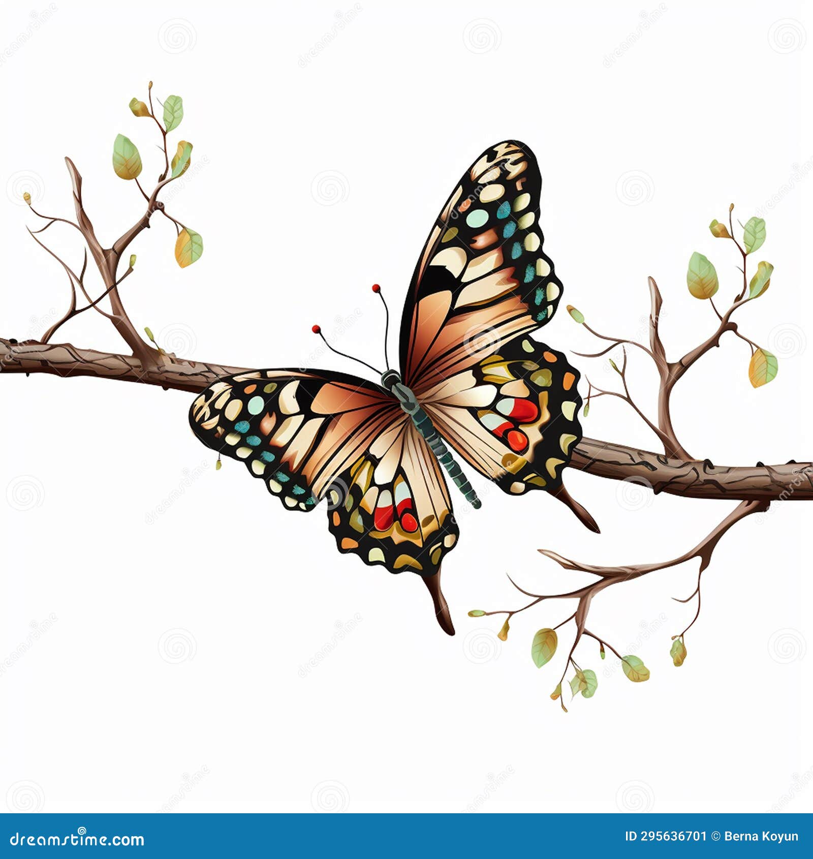 Butterfly star stock illustration. Illustration of milkweeds - 295636701