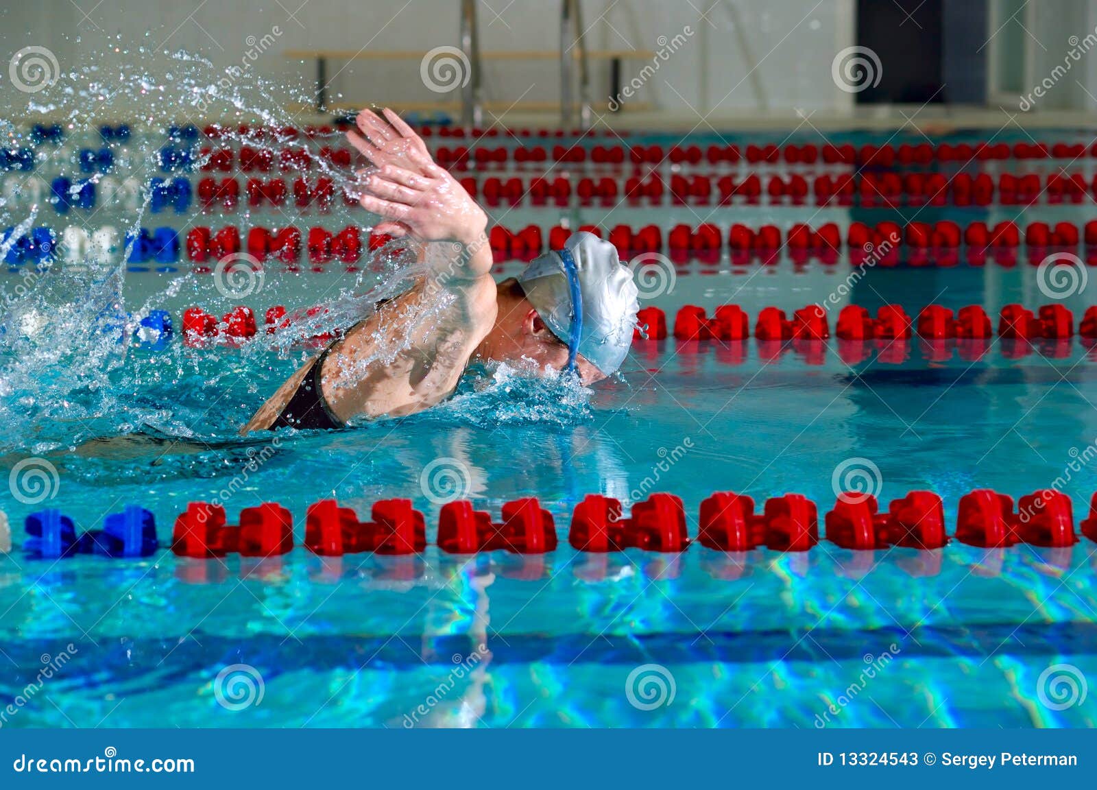 Butterfly stroke stock image. Image of horizontal, fitness - 13324543