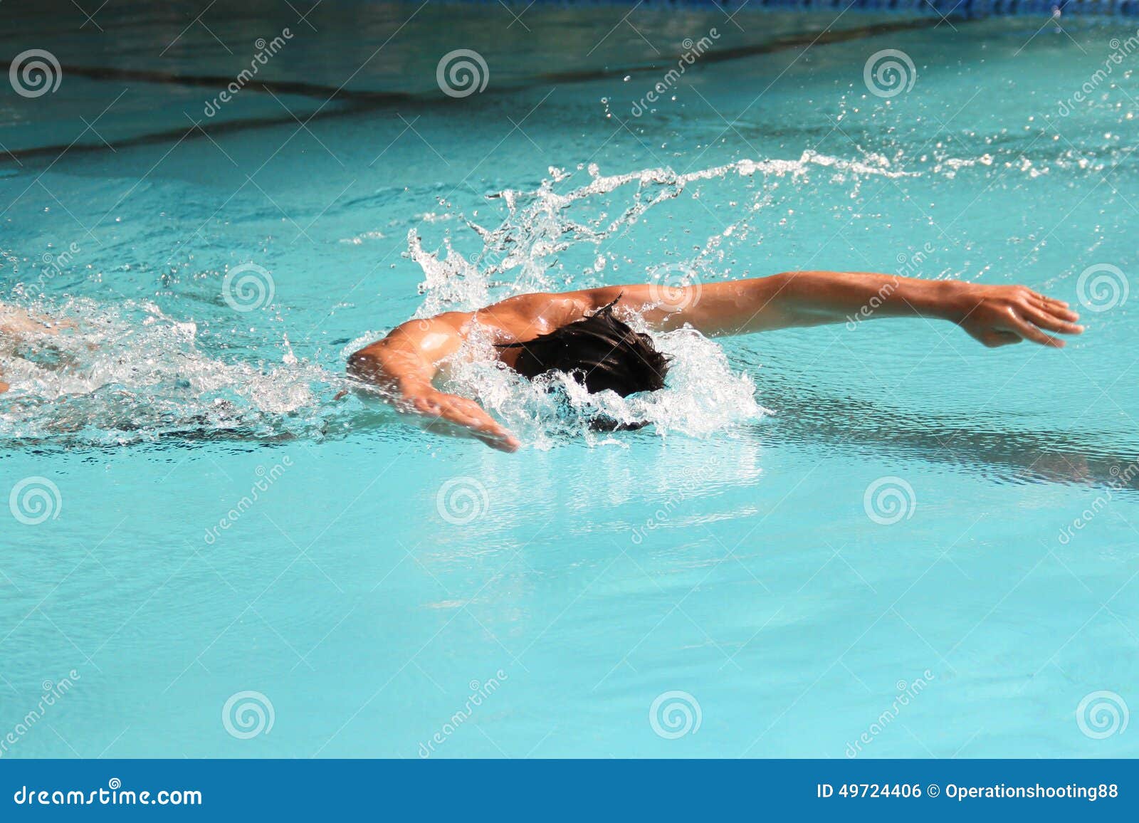 Butterfly stroke stock photo. Image of olympic, person - 49724406