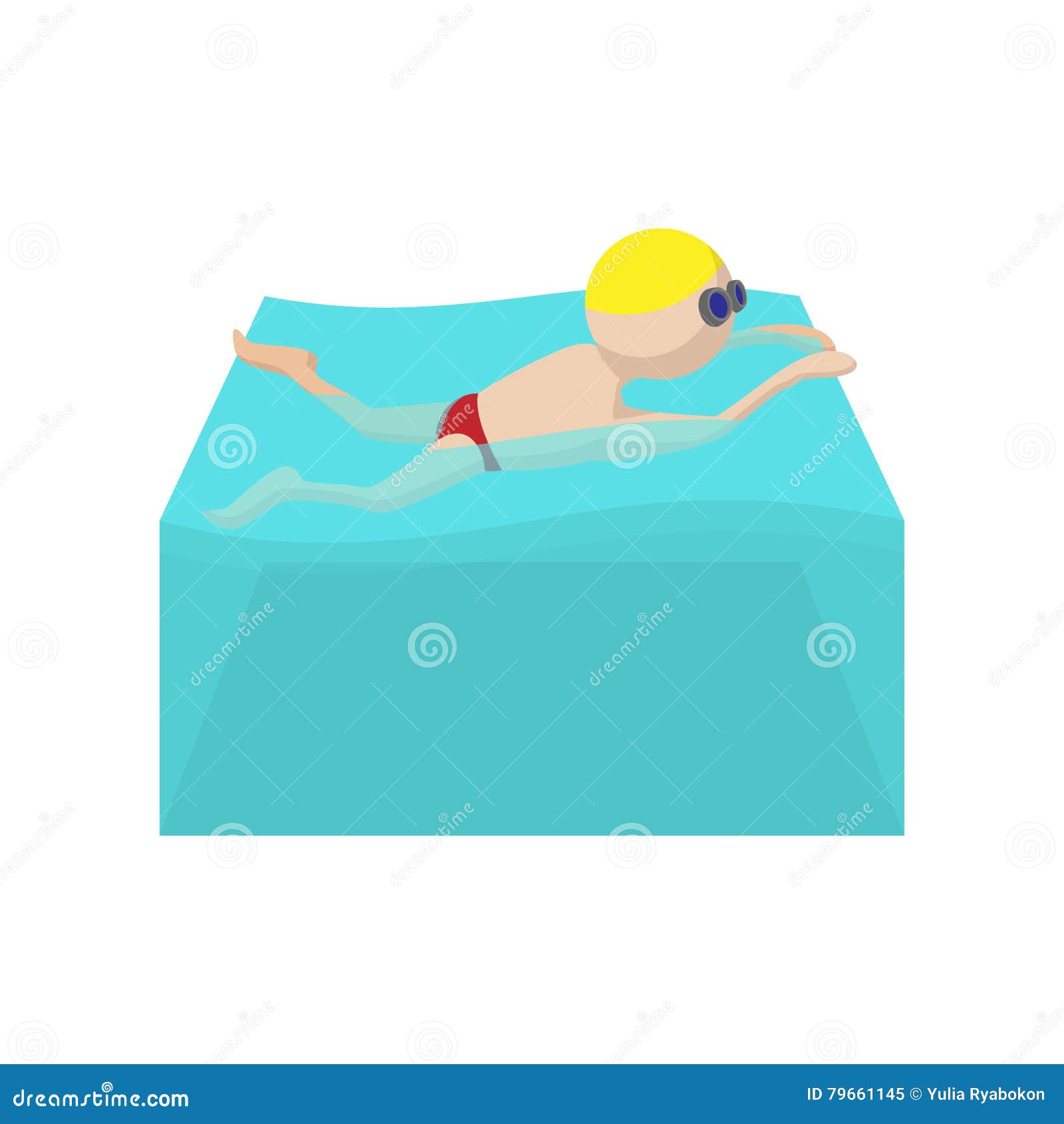Butterfly Swimmer Silhouette. Sport Swimming Vector Illustration ...