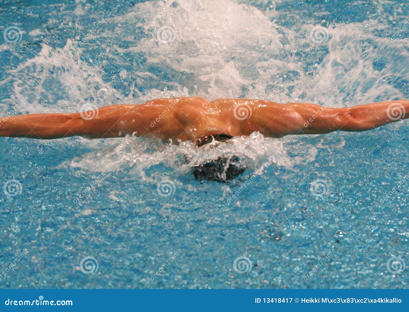 Butterfly Swimming stock image. Image of boys, racing - 13418417