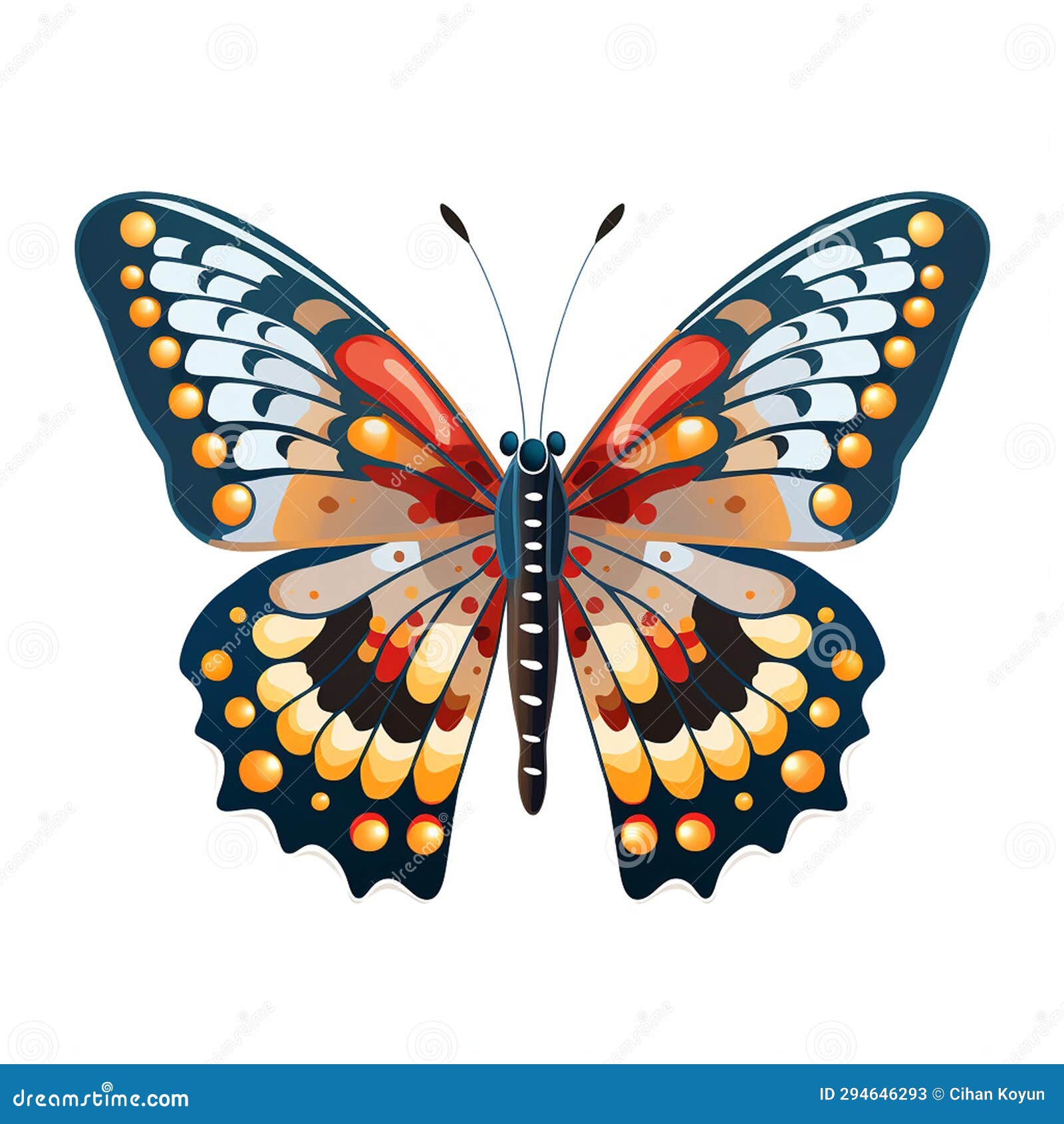 Butterfly symbol stock illustration. Illustration of love - 294646293