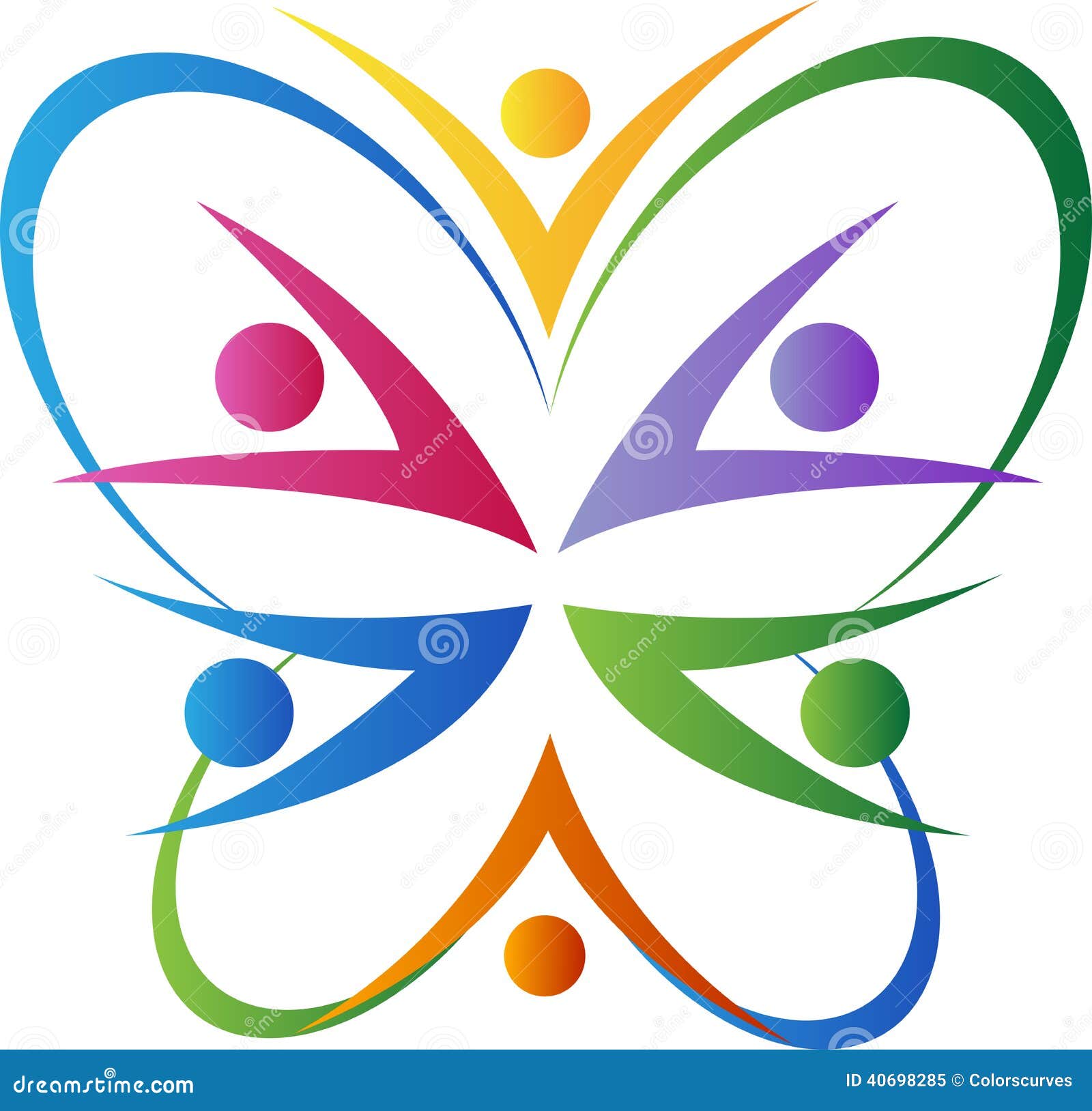 Butterfly team stock vector. Illustration of entomology - 40698285