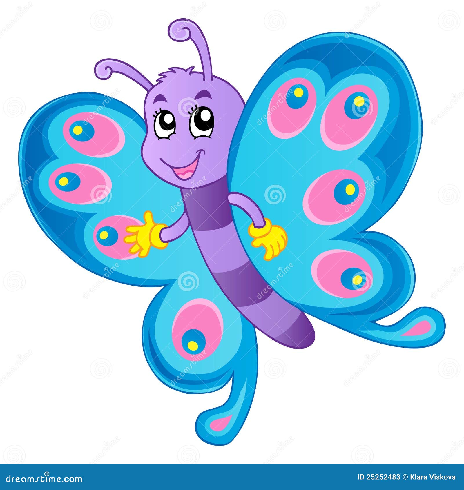 Butterfly theme image 1 stock vector. Illustration of fine - 25252483