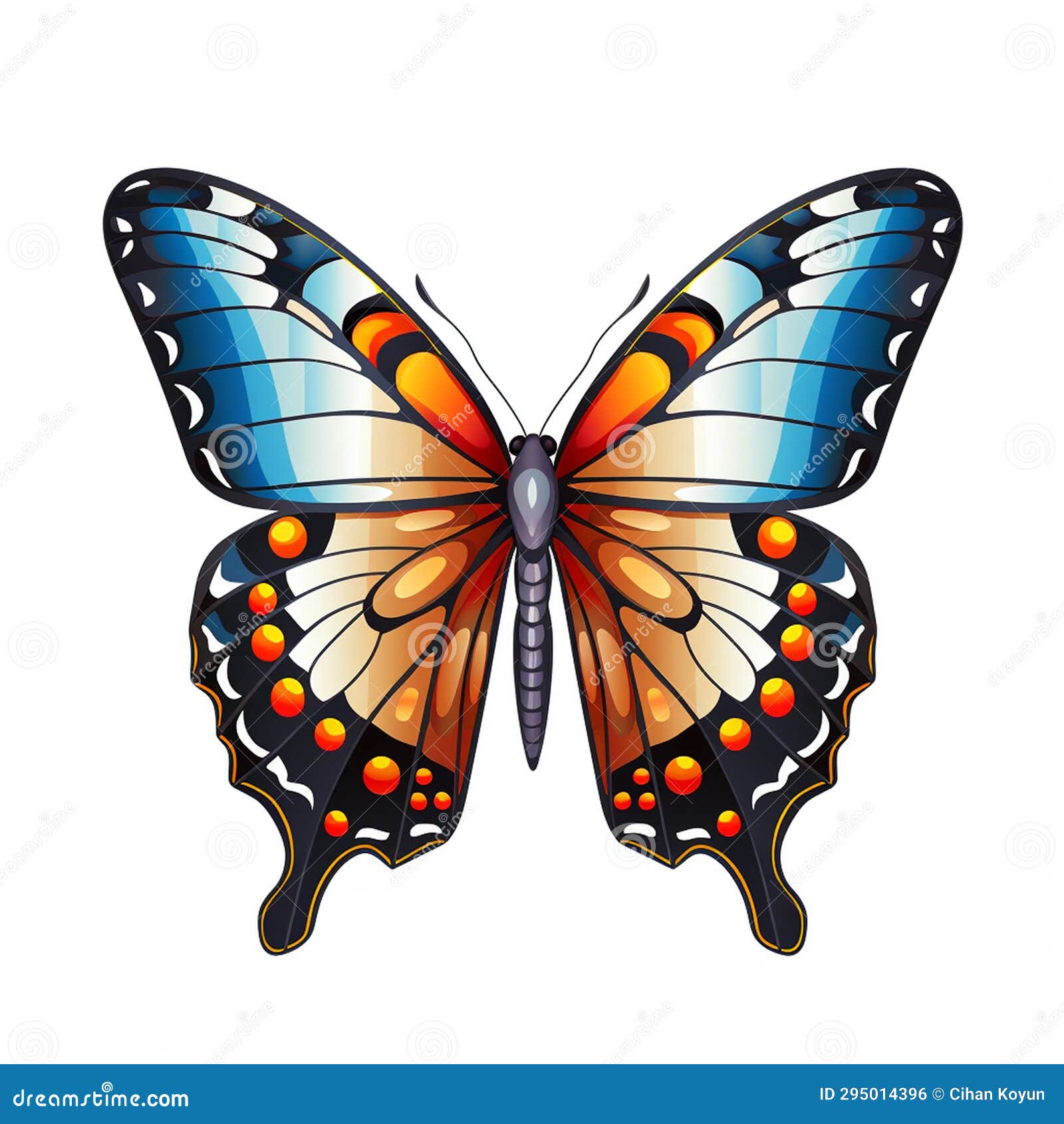 Butterfly transformation stock illustration. Illustration of blossom ...