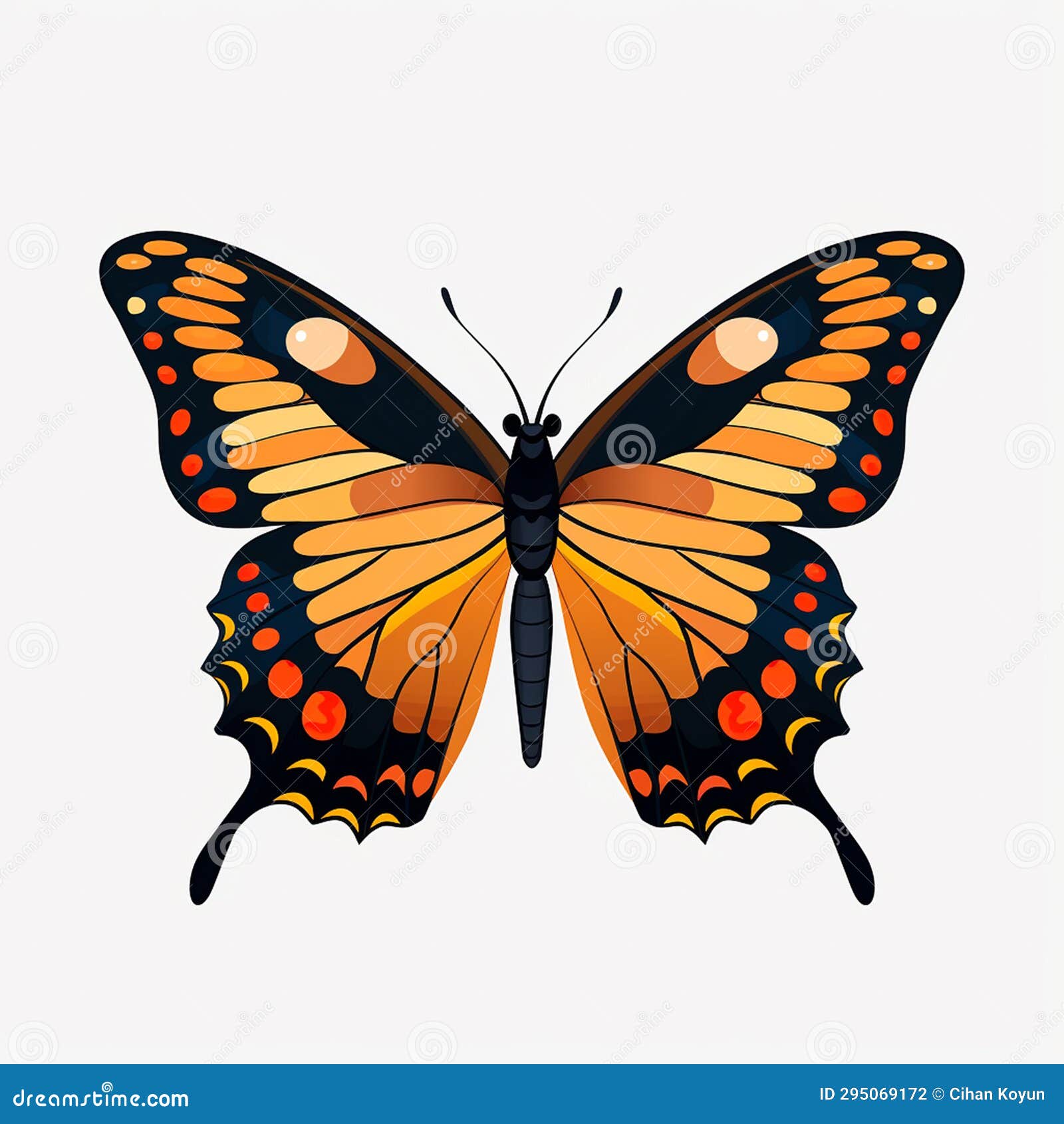 Butterfly transformation stock illustration. Illustration of ...