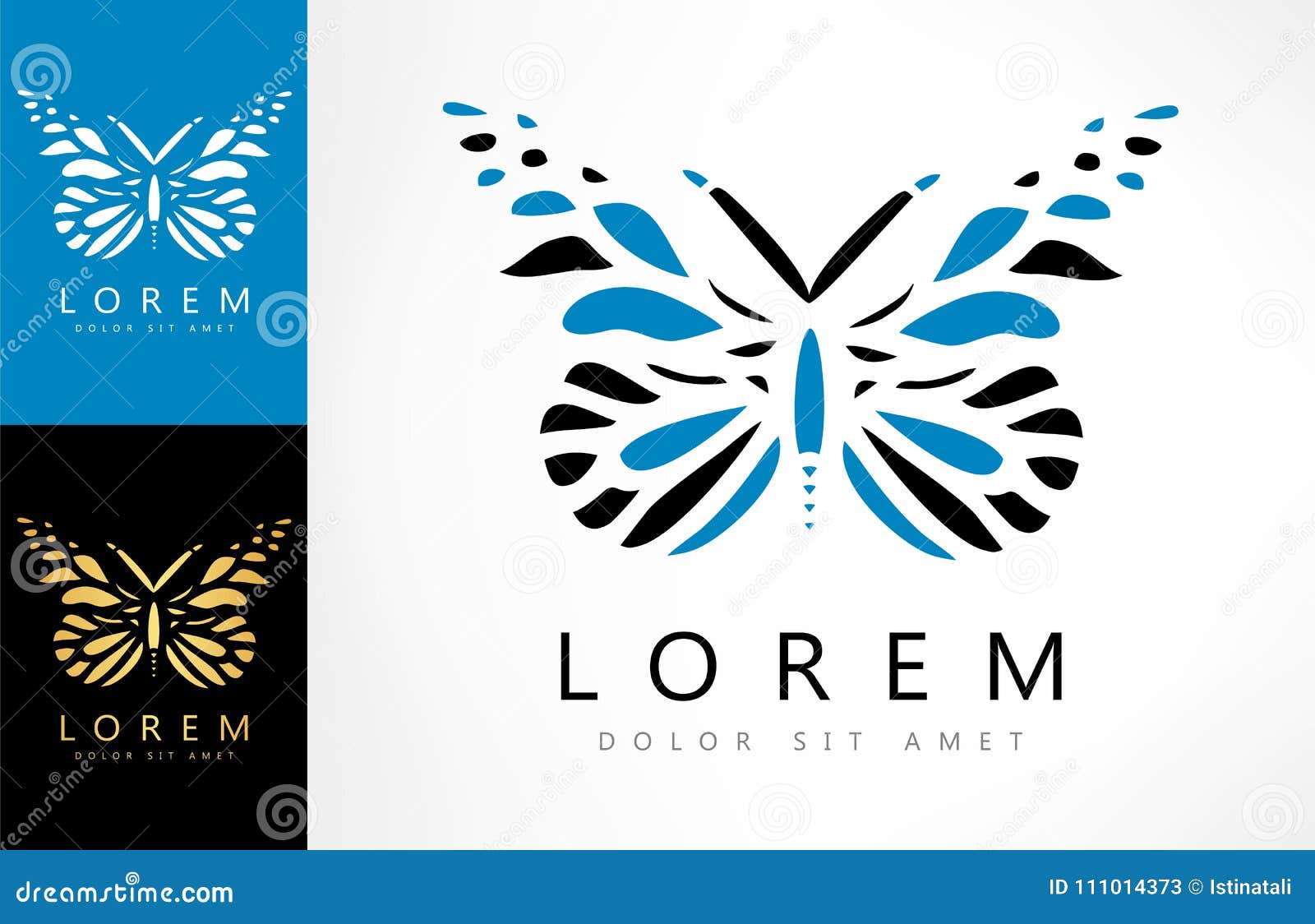 Butterfly vector logo stock vector. Illustration of butterfly - 111014373