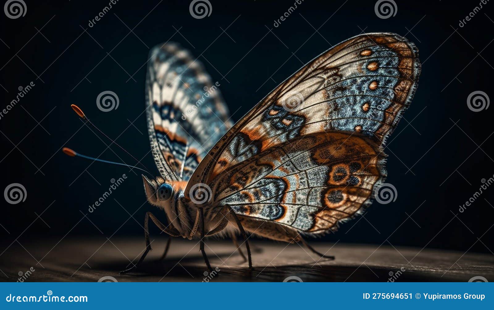 Butterfly Wing Displays Fragility and Elegance Generated by AI Stock ...