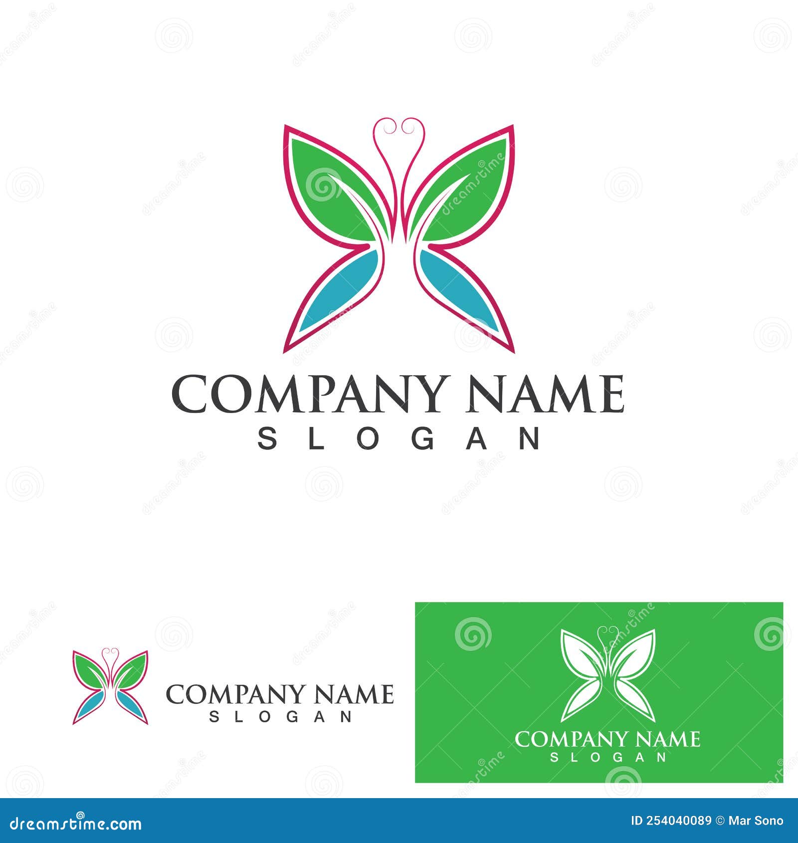 Butterfly Wing Logo Vector Icon Design Stock Illustration ...