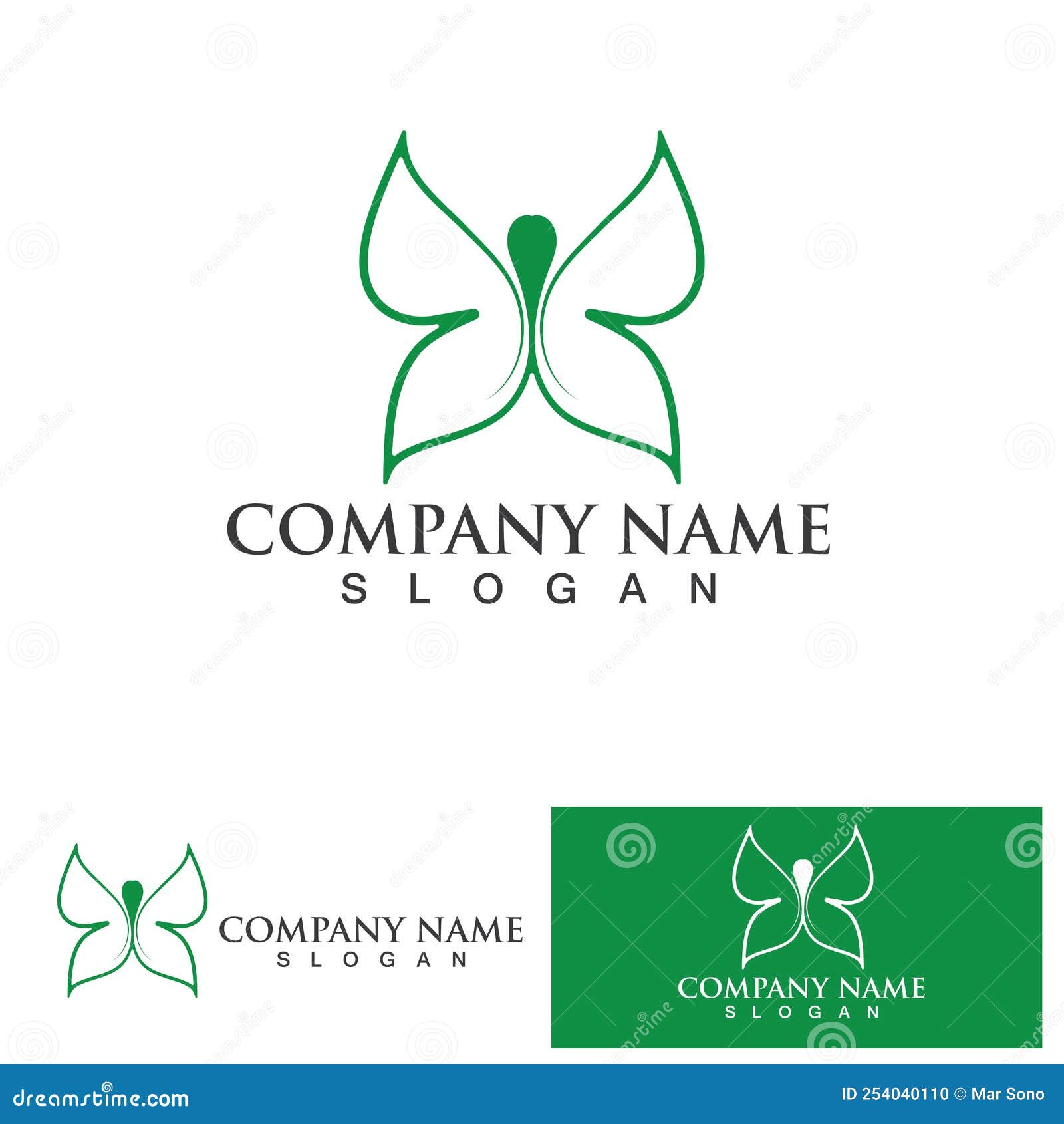 Butterfly Wing Logo Vector Icon Design Stock Illustration ...