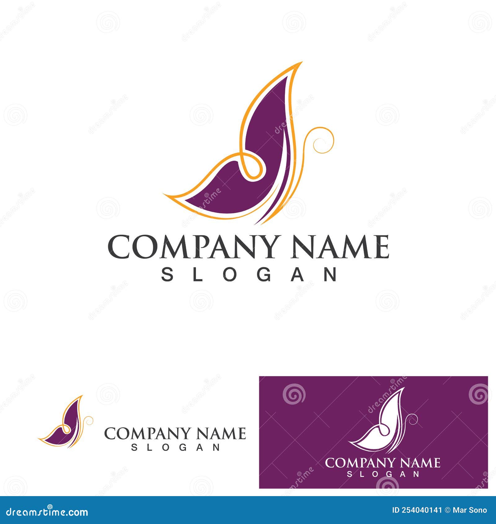 Butterfly Wing Logo Vector Icon Design Stock Illustration ...