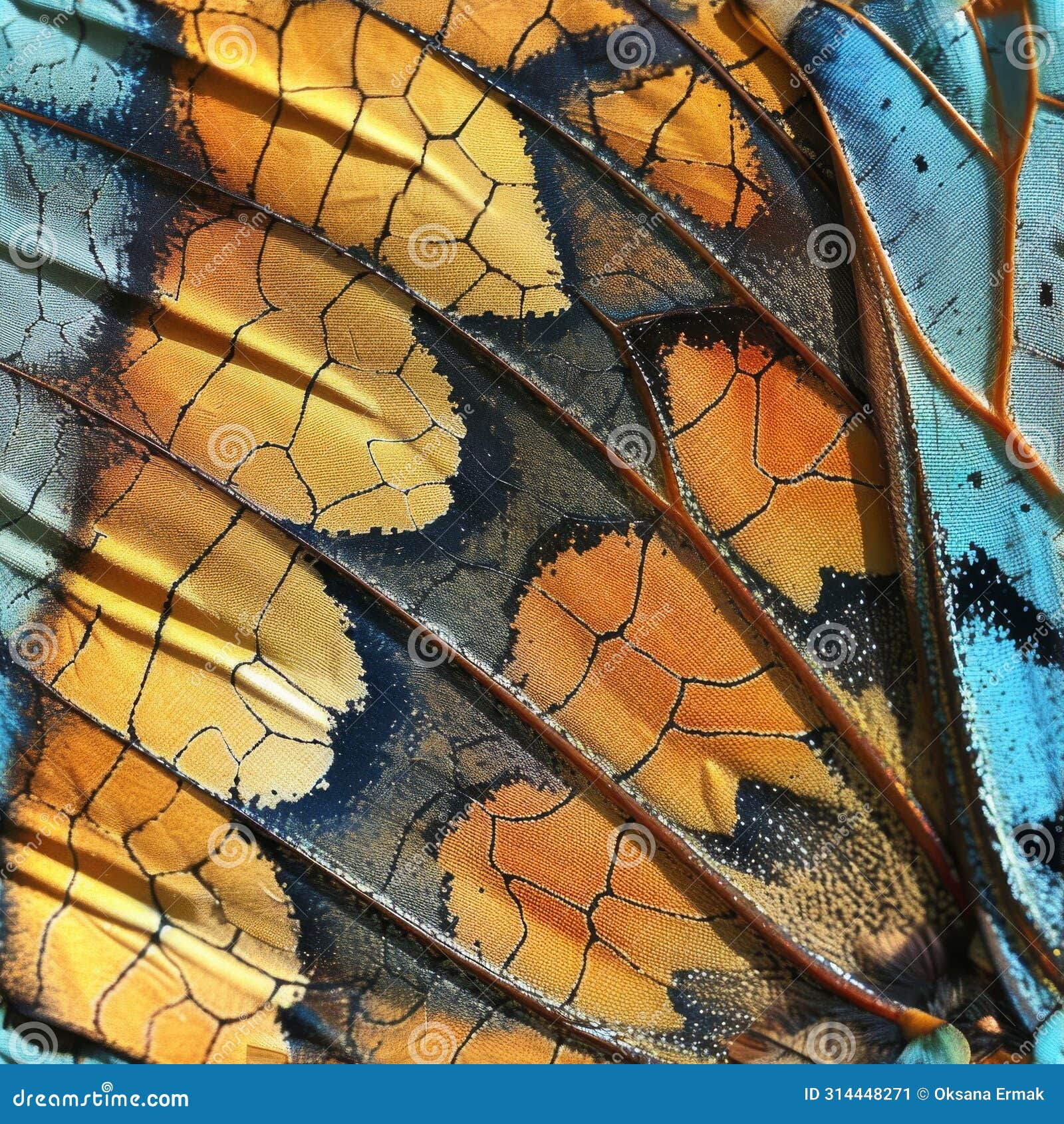 Butterfly Wing Texture Background, Insect Wings Macro Pattern ...