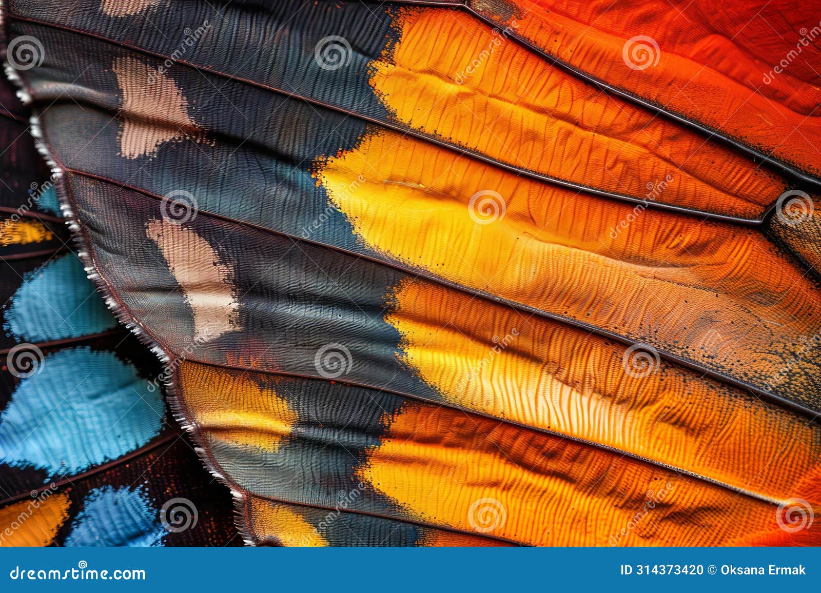 Butterfly Wing Texture Background, Insect Wings Macro Pattern ...