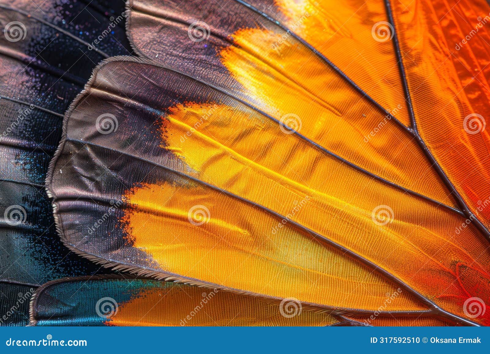 Butterfly Wing Texture Background, Insect Wings Macro Pattern ...