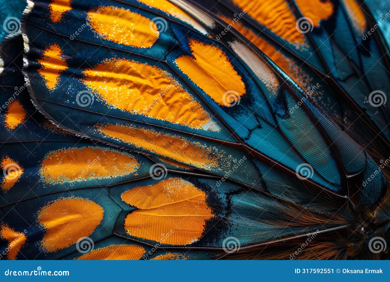 Butterfly Wing Texture Background, Insect Wings Macro Pattern ...