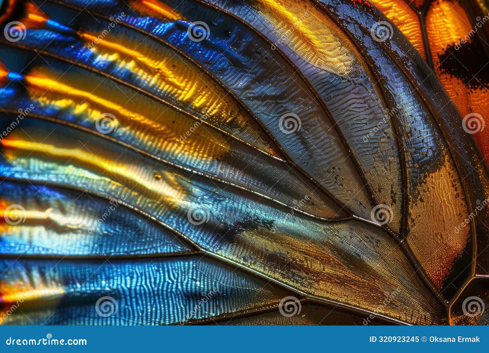 Butterfly Wing Texture Background, Insect Wings Macro Pattern ...