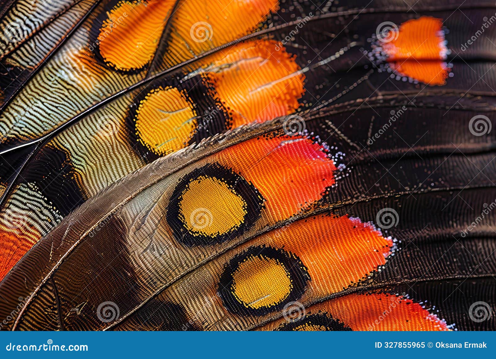 Butterfly Wing Texture Background, Insect Wings Macro Pattern ...