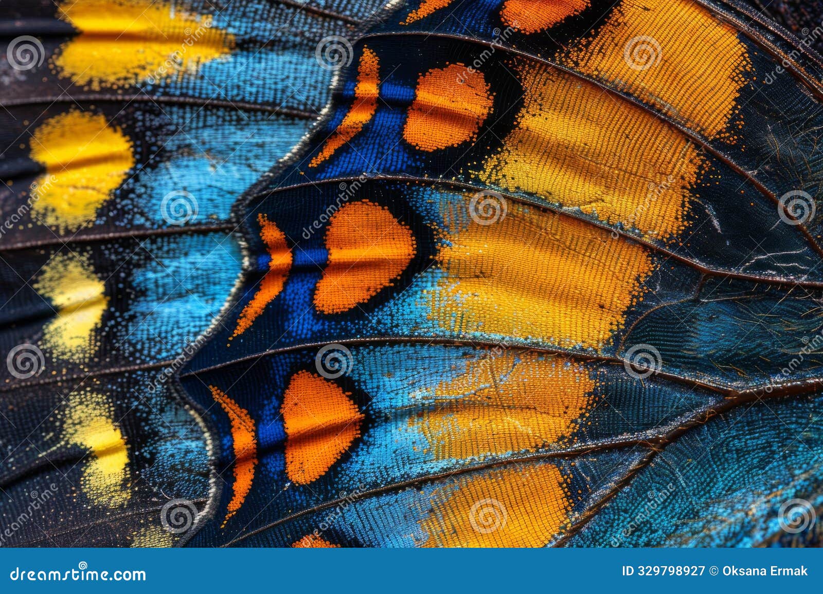 Butterfly Wing Texture Background, Insect Wings Macro Pattern ...