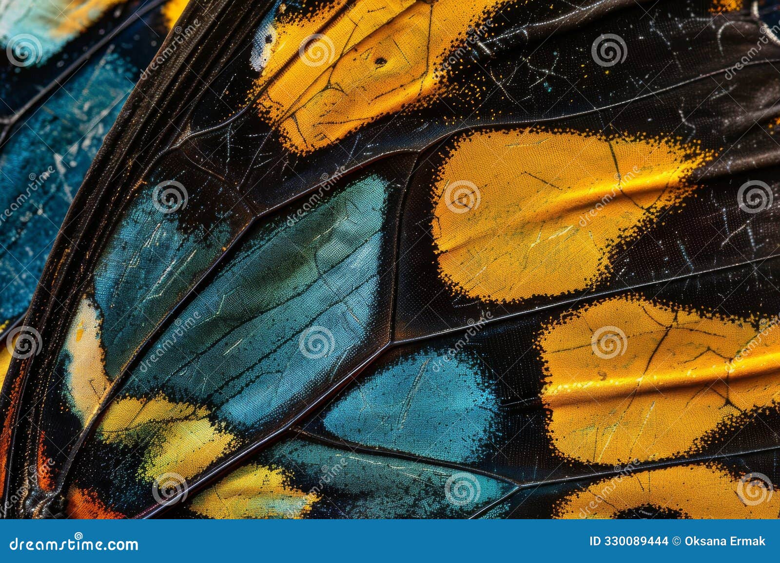 Butterfly Wing Texture Background, Insect Wings Macro Pattern ...