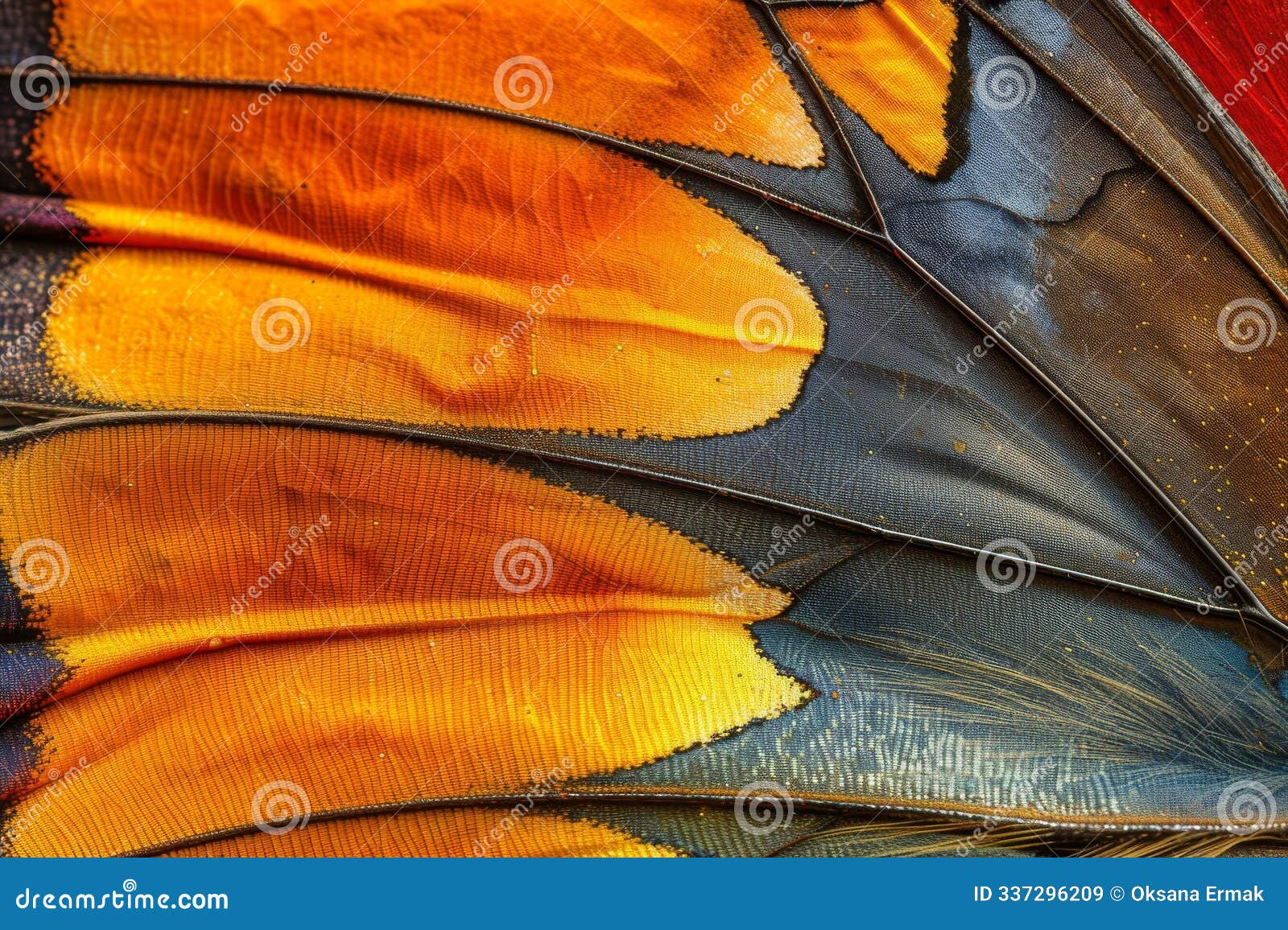 Butterfly Wing Texture Background, Insect Wings Macro Pattern ...
