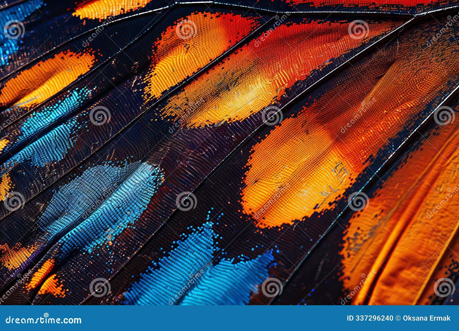 Butterfly Wing Texture Background, Insect Wings Macro Pattern ...