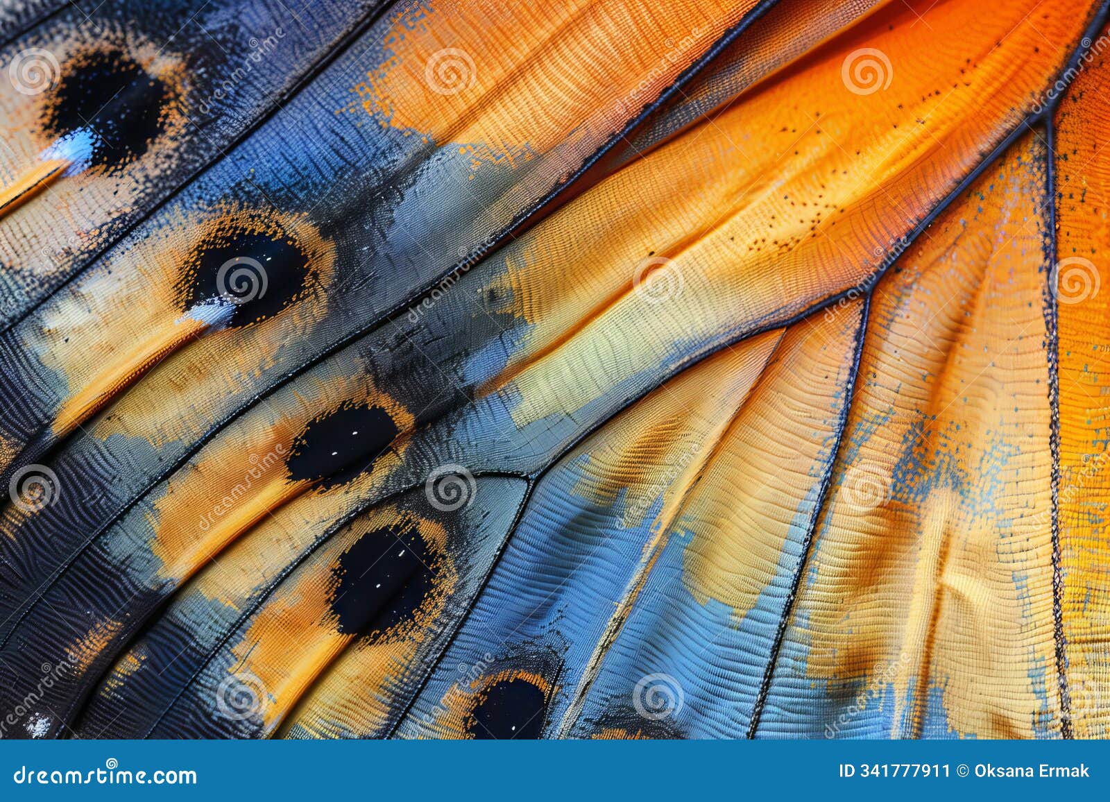 Butterfly Wing Texture Background, Insect Wings Macro Pattern ...