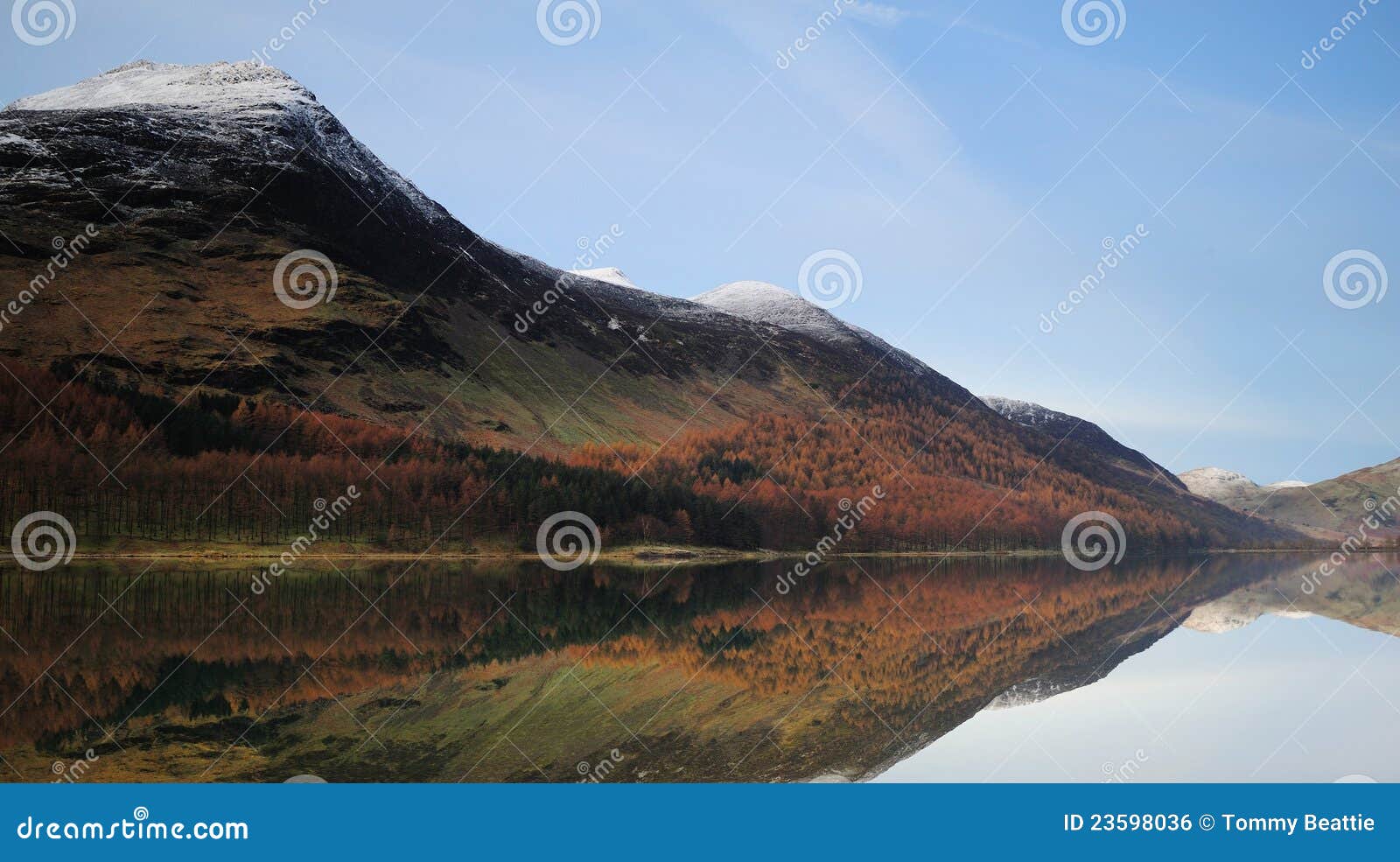Buttermere Winter scene stock photo. Image of countryside - 23598036