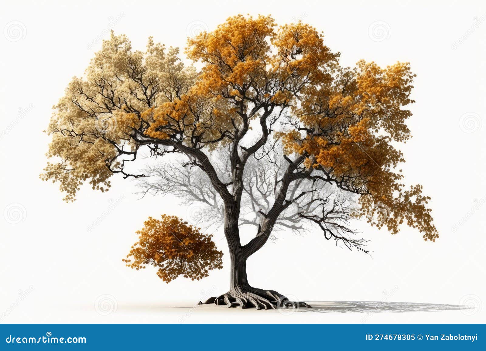 Butternut Tree Vector Icon On White Background. Flat Vector Butternut ...