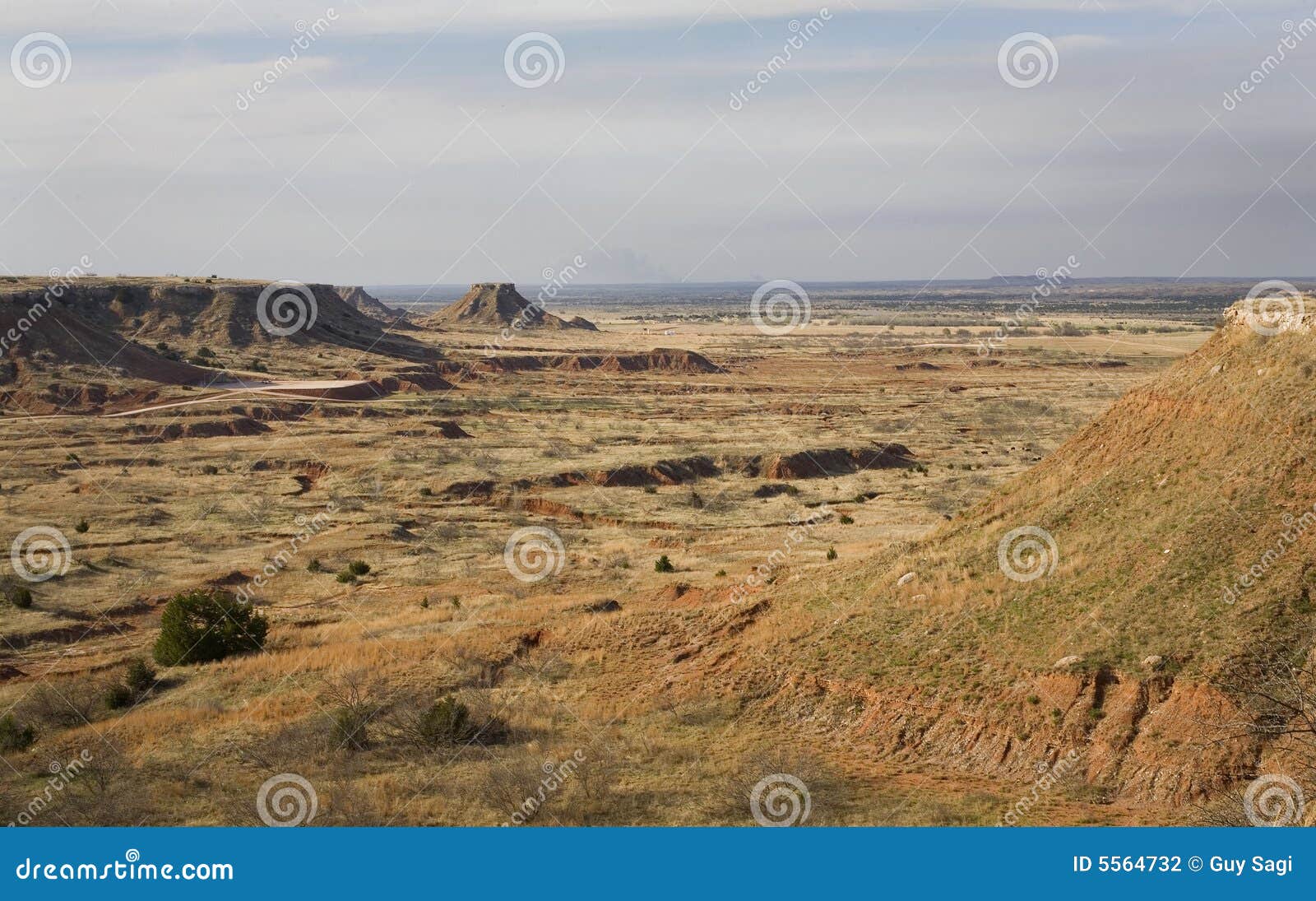 Buttes stock photo. Image of plain, cactus, butte, rock - 5564732