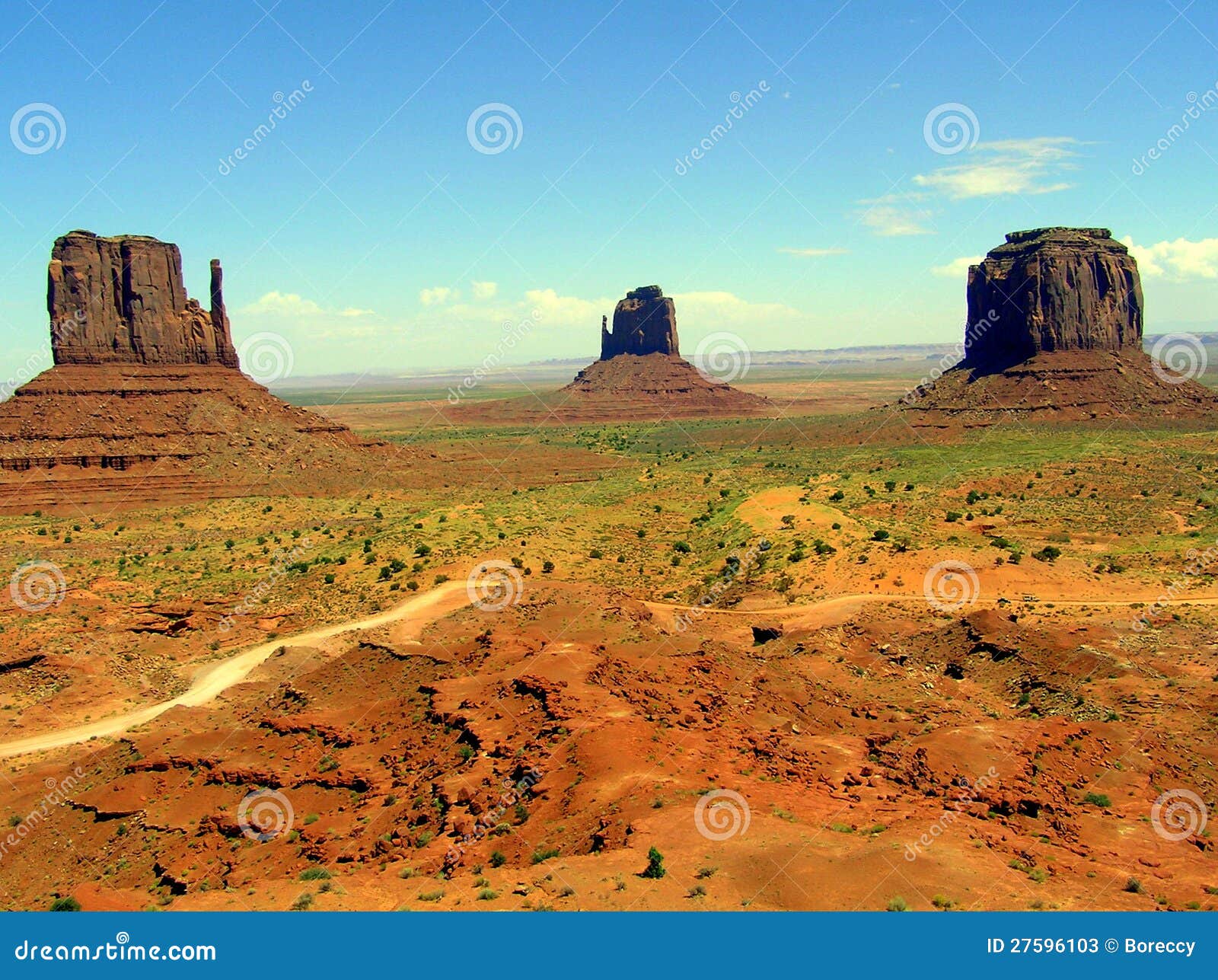 The Buttes in Monument Valley, Arizona, USA Stock Image - Image of ...